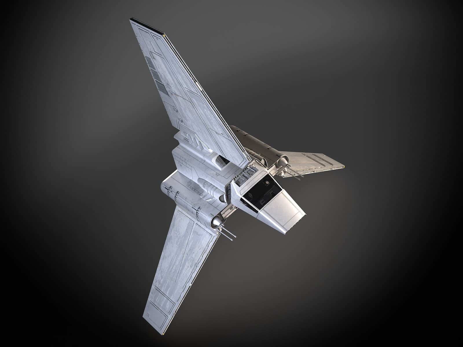 Star Wars Lambda T4A Class Shuttle - 3D Model by SQUIR