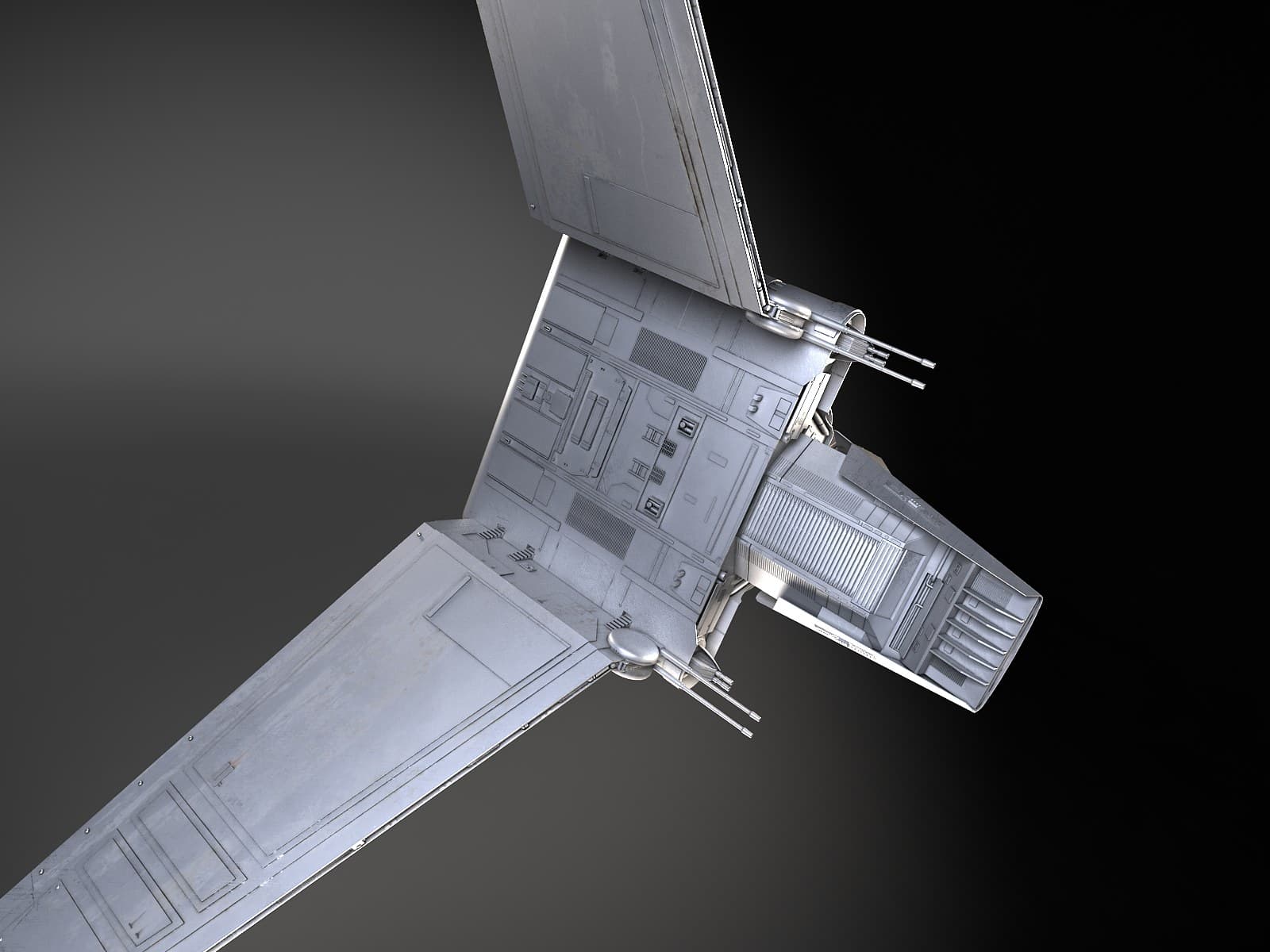Star Wars Lambda T4A Class Shuttle - 3D Model by SQUIR