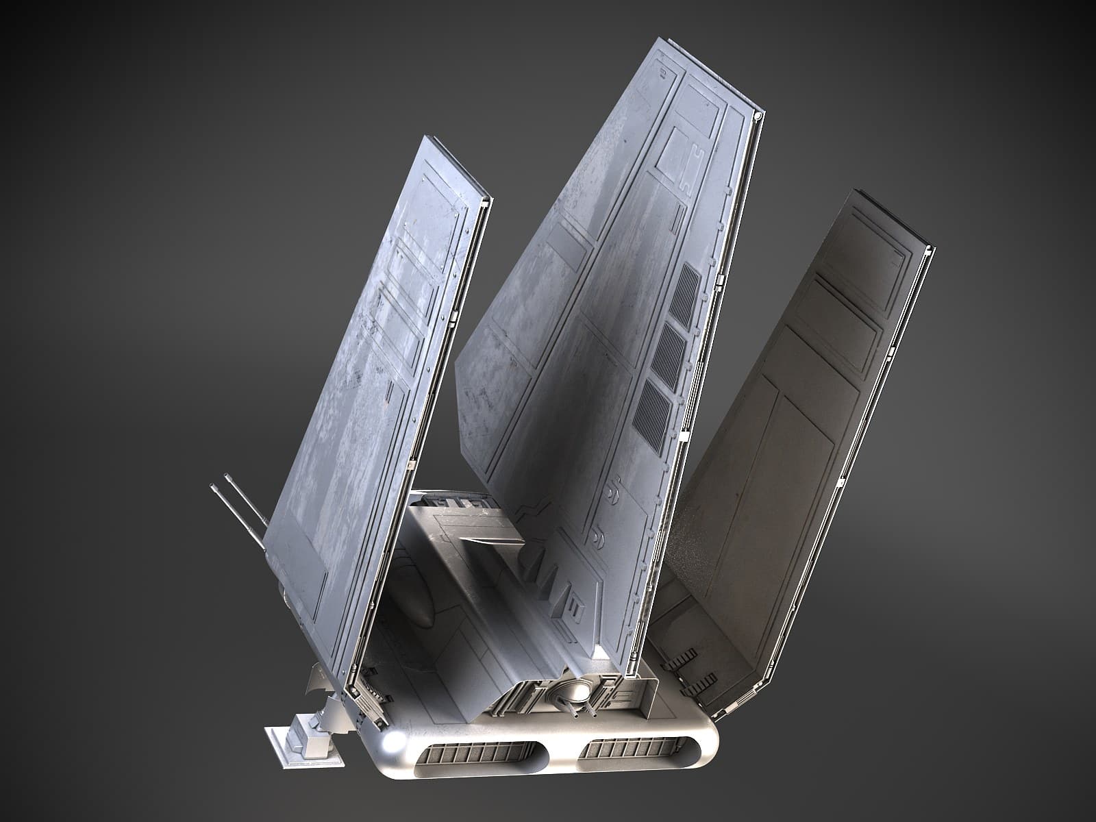 Star Wars Lambda T4A Class Shuttle - 3D Model by SQUIR