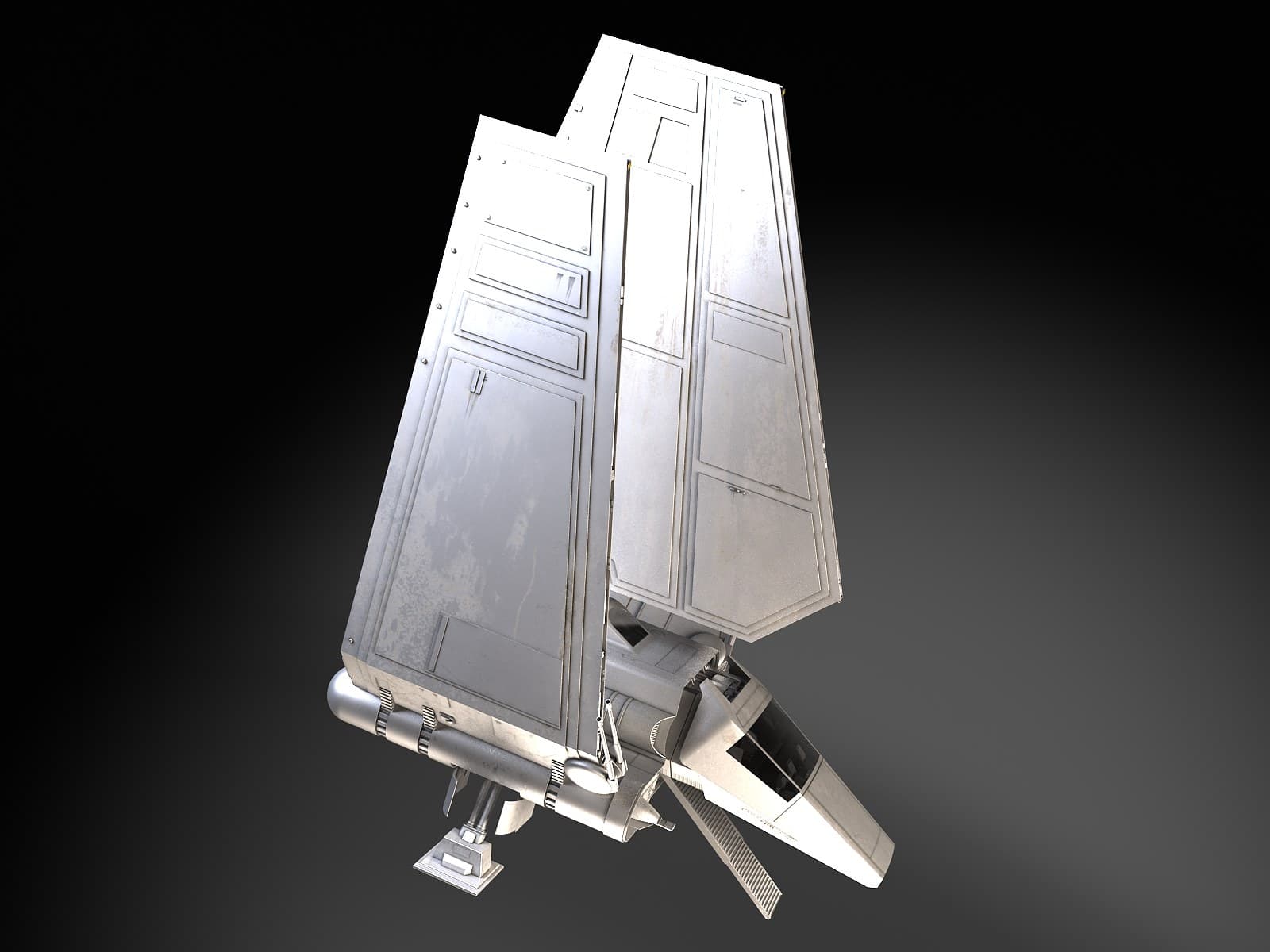 Star Wars Lambda T4A Class Shuttle - 3D Model by SQUIR
