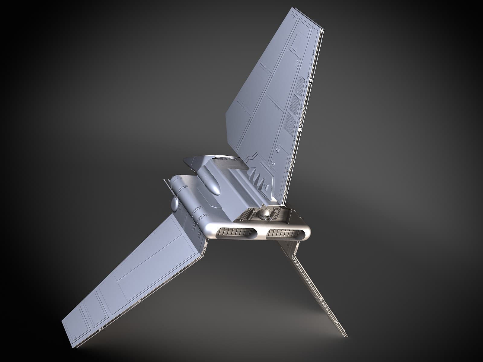 Star Wars Lambda T4A Class Shuttle - 3D Model by SQUIR