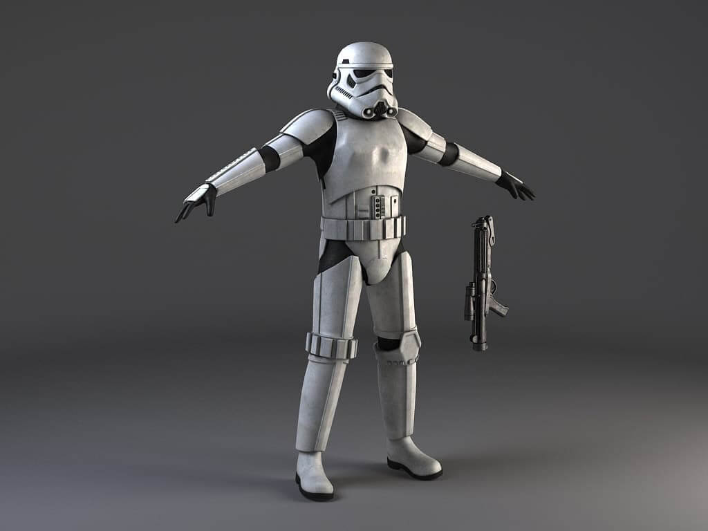 Star Wars Storm Trooper - 3D Model by SQUIR