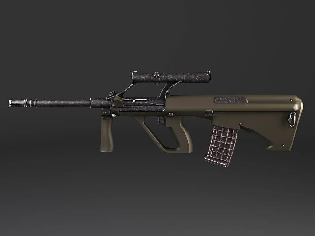 Steyr AUG A1 - 3D Model by SQUIR