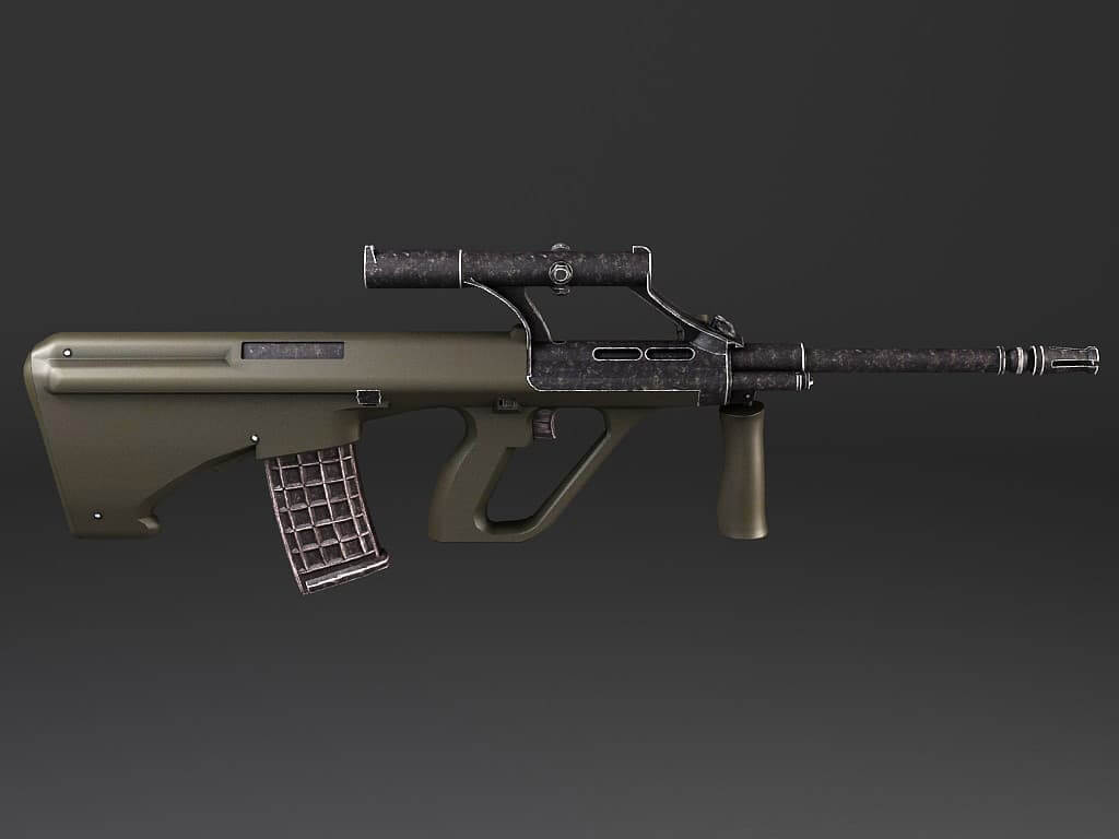 Steyr AUG A1 - 3D Model by SQUIR
