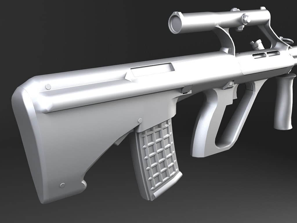 Steyr AUG A1 - 3D Model by SQUIR