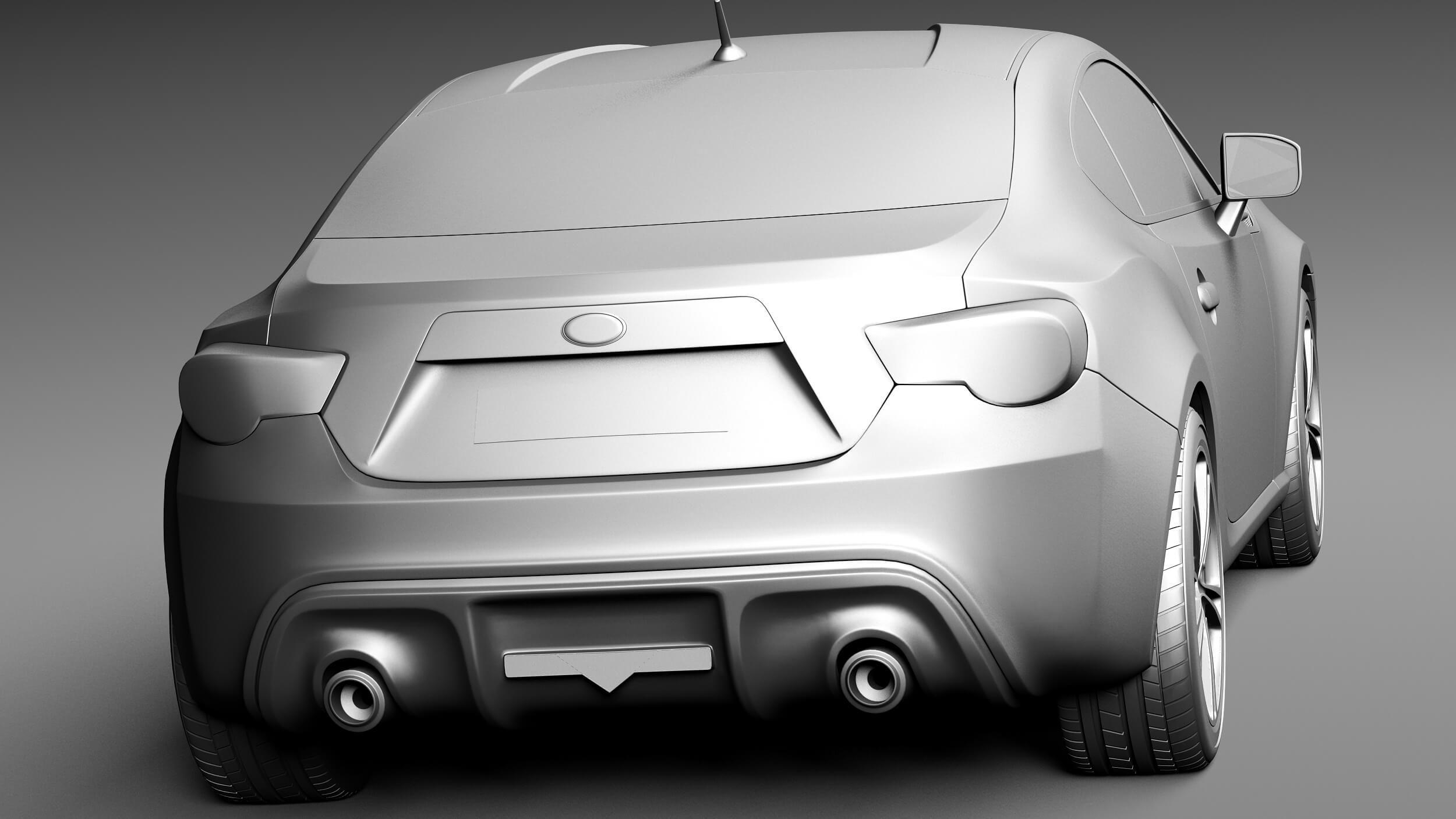 Subaru BRZ 2013 - 3D Model by SQUIR