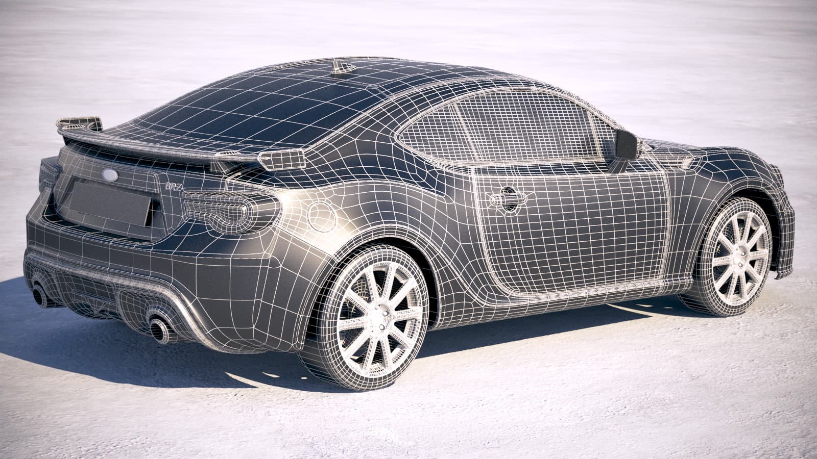 Subaru BRZ 2018 - 3D Model by SQUIR