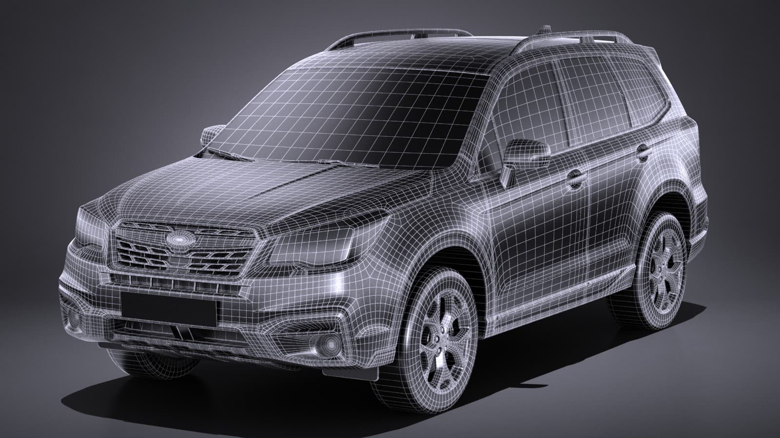 Subaru Forester 2017 - 3D Model by SQUIR