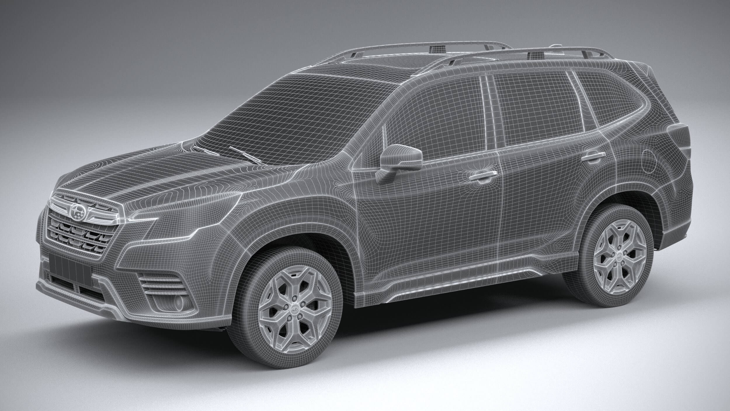 Subaru Forester 2023 - 3D Model by SQUIR
