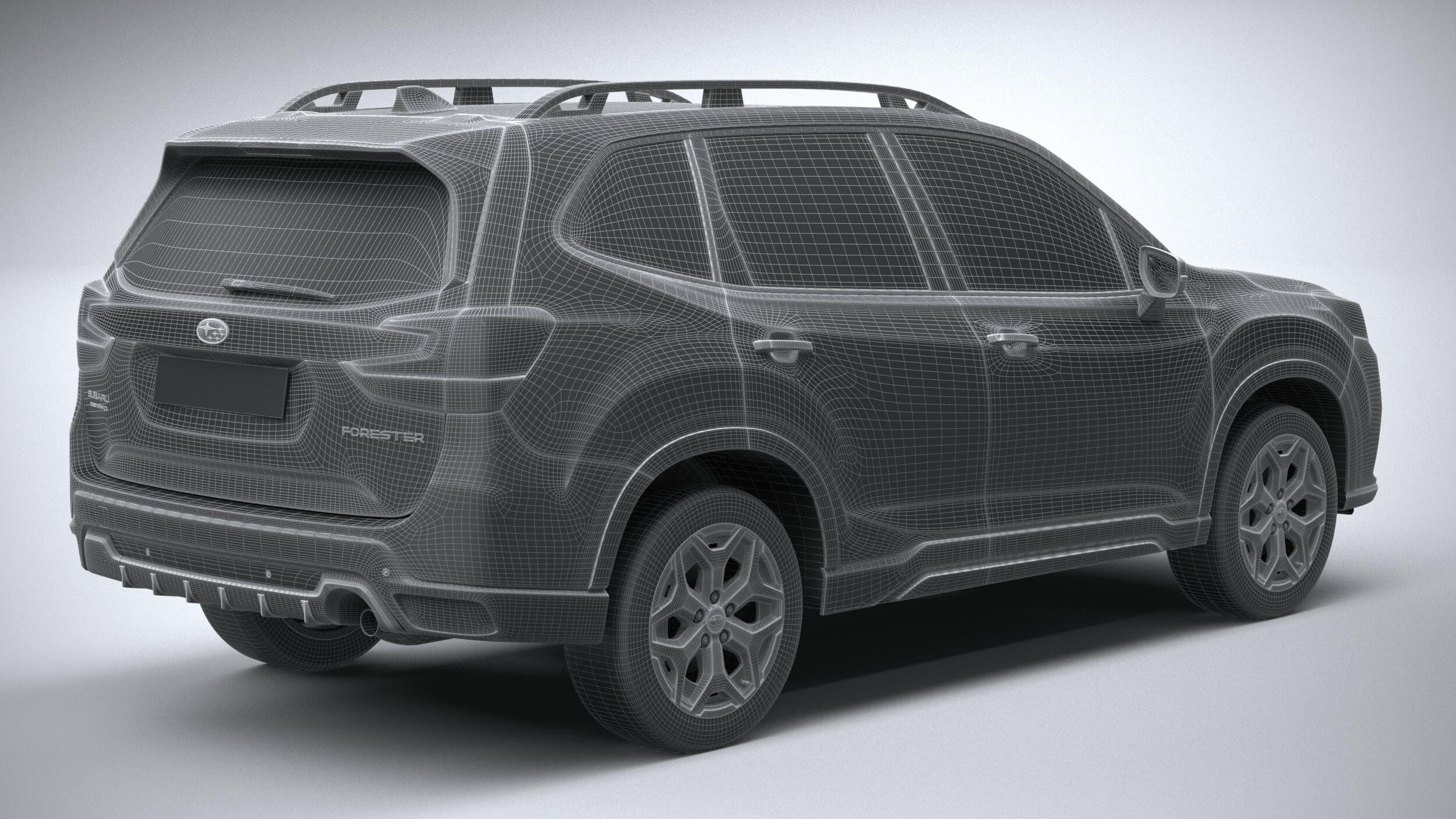 Subaru Forester 2023 - 3D Model by SQUIR