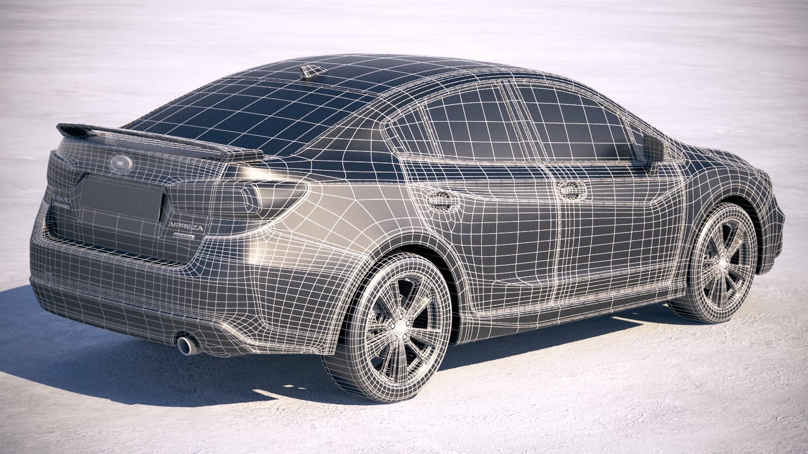 Subaru Impreza 2017 - 3D Model by SQUIR