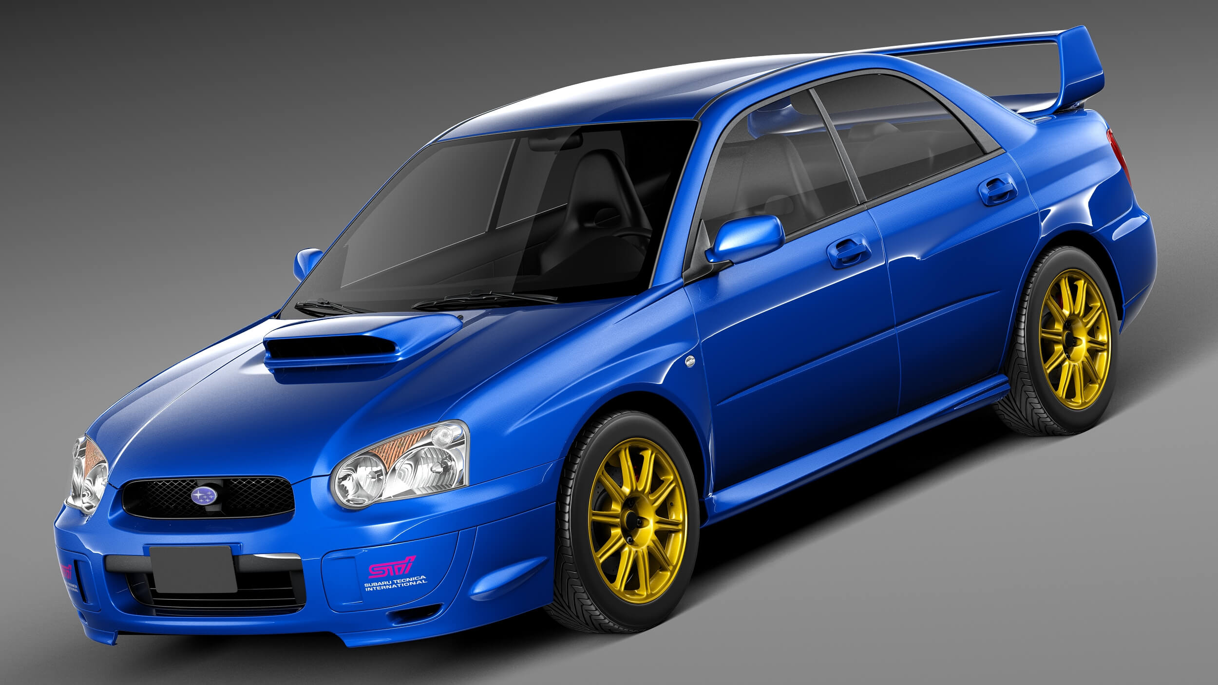 Subaru Impreza STI 2003-2005 3D Model by SQUIR