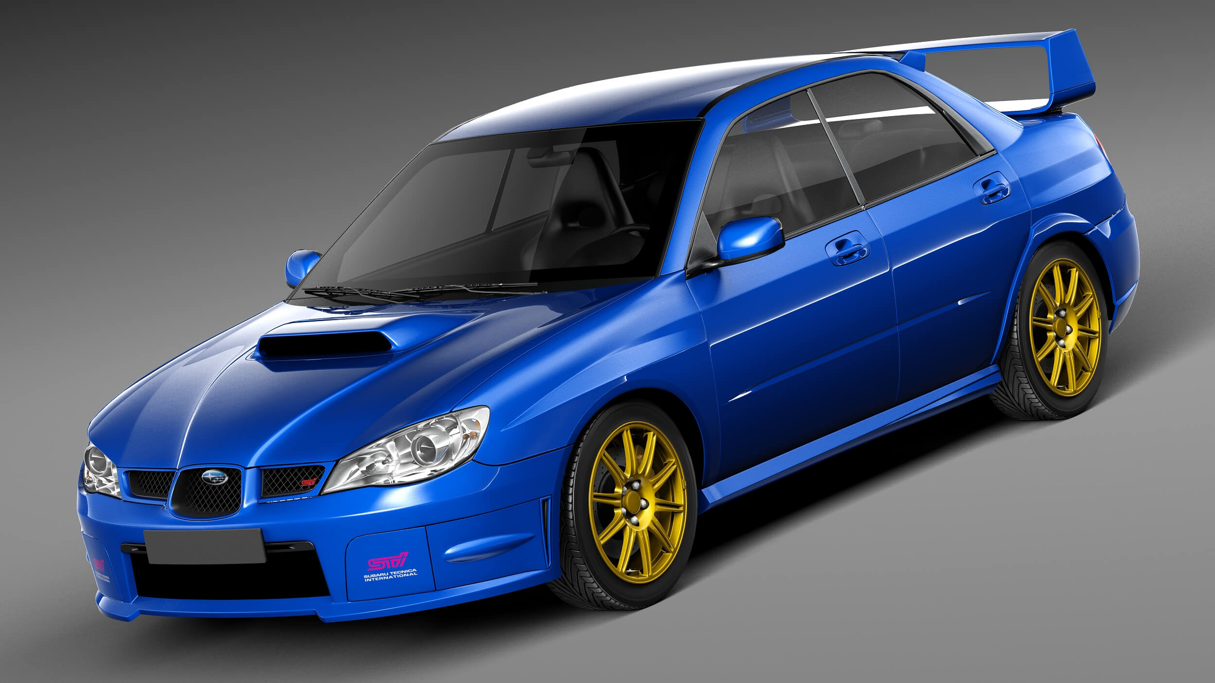 Subaru Impreza STI 2006 - 3D Model by SQUIR