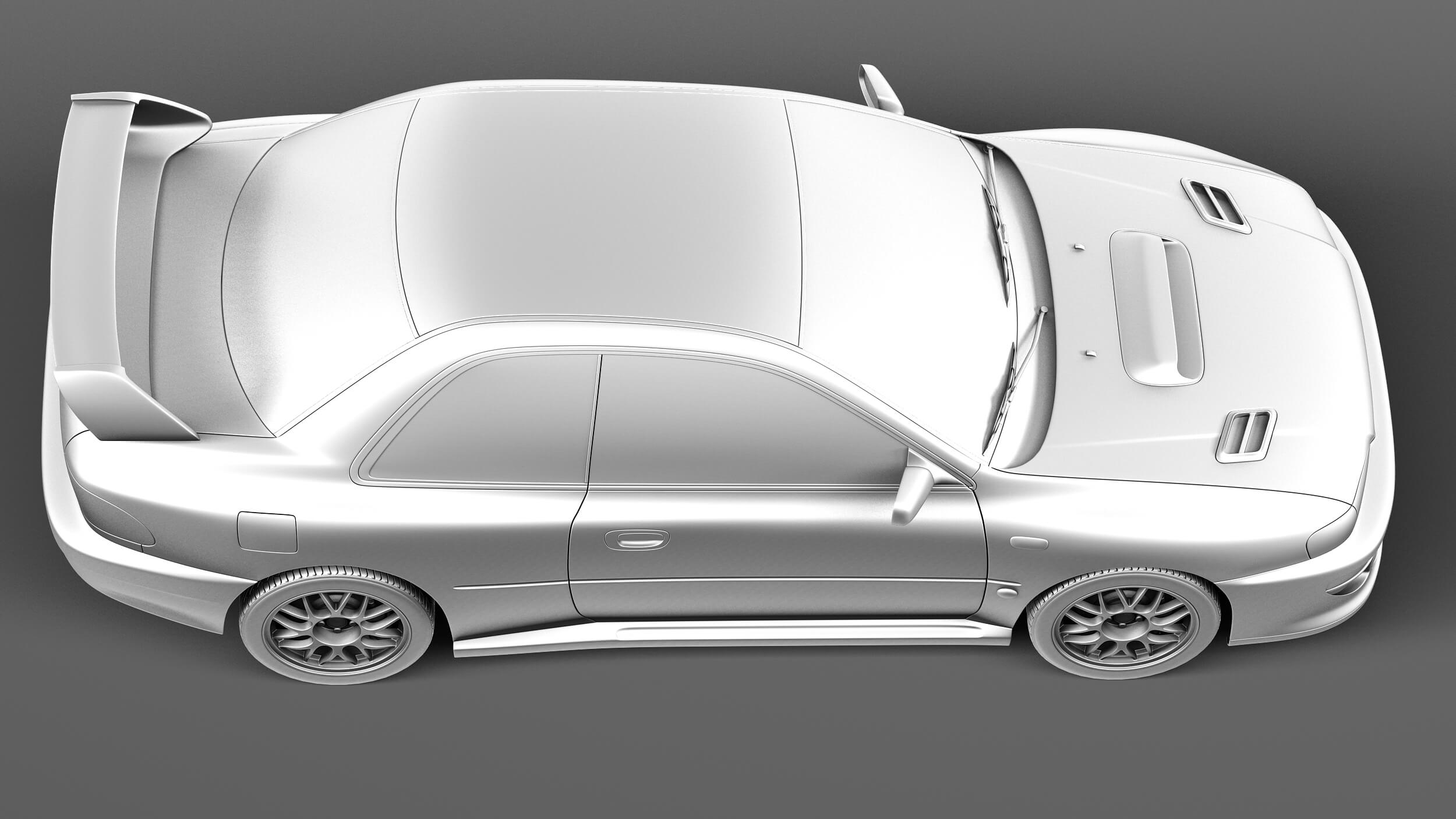 Subaru Impreza STI 22B 1993-2000 3D Model by SQUIR