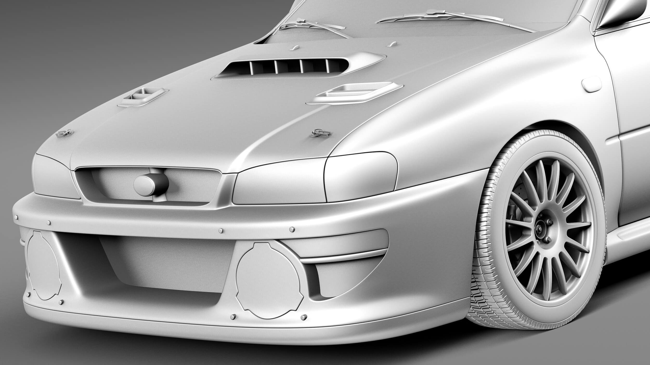 Subaru Impreza STI 22B WRC 1993-2000 3D Model by SQUIR