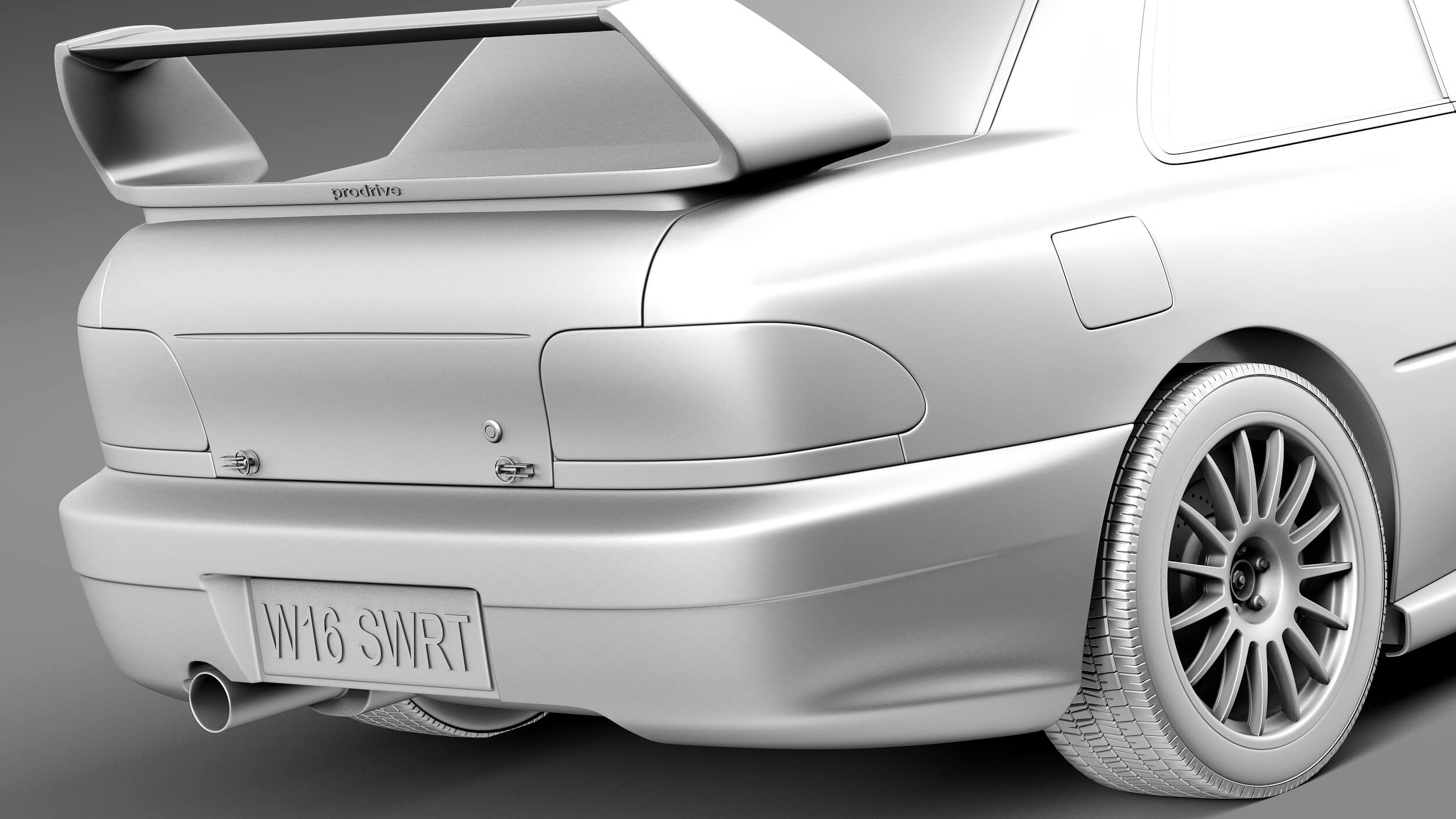 Subaru Impreza STI 22B WRC 1993-2000 3D Model by SQUIR