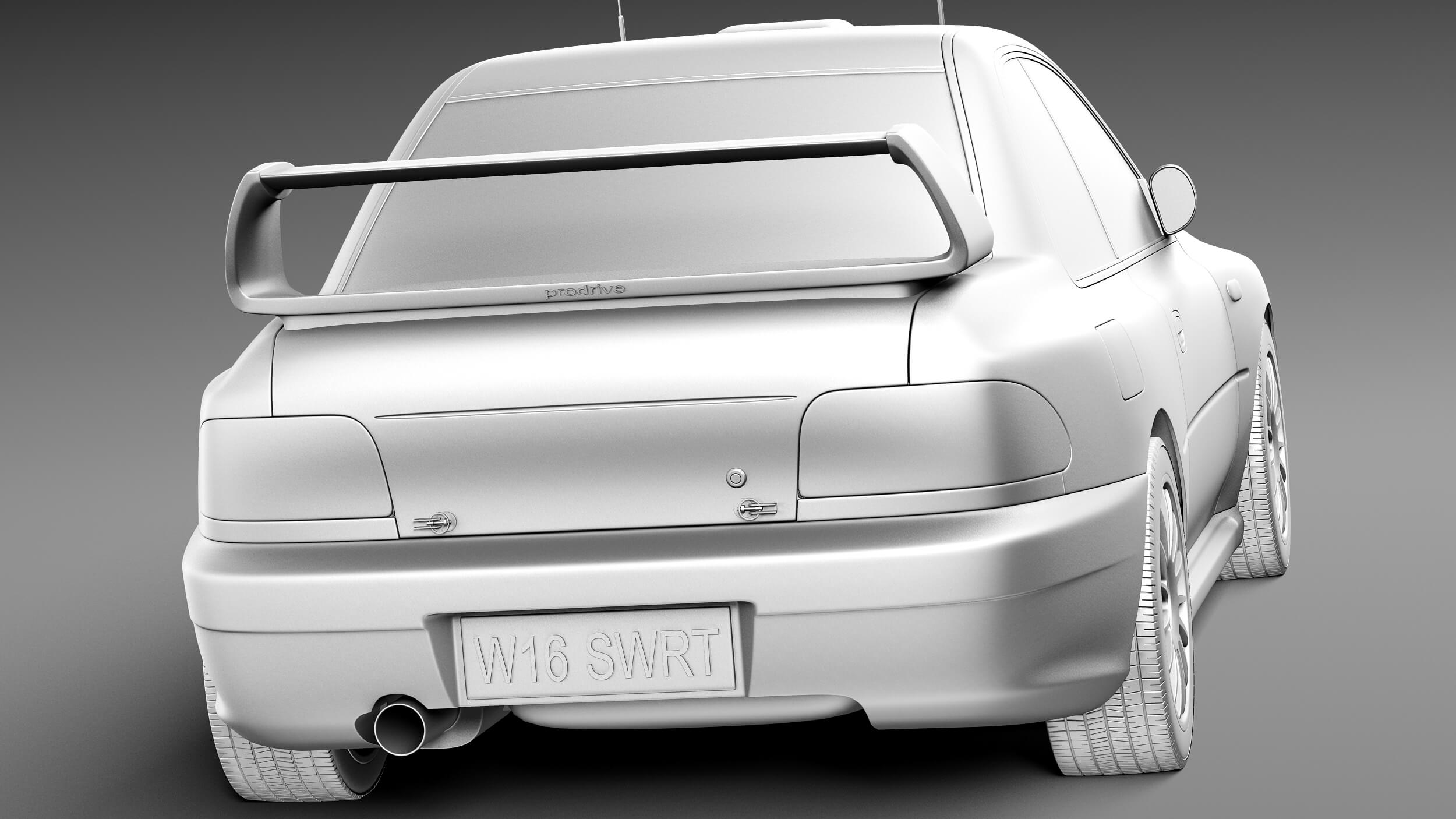 Subaru Impreza STI 22B WRC 1993-2000 3D Model by SQUIR