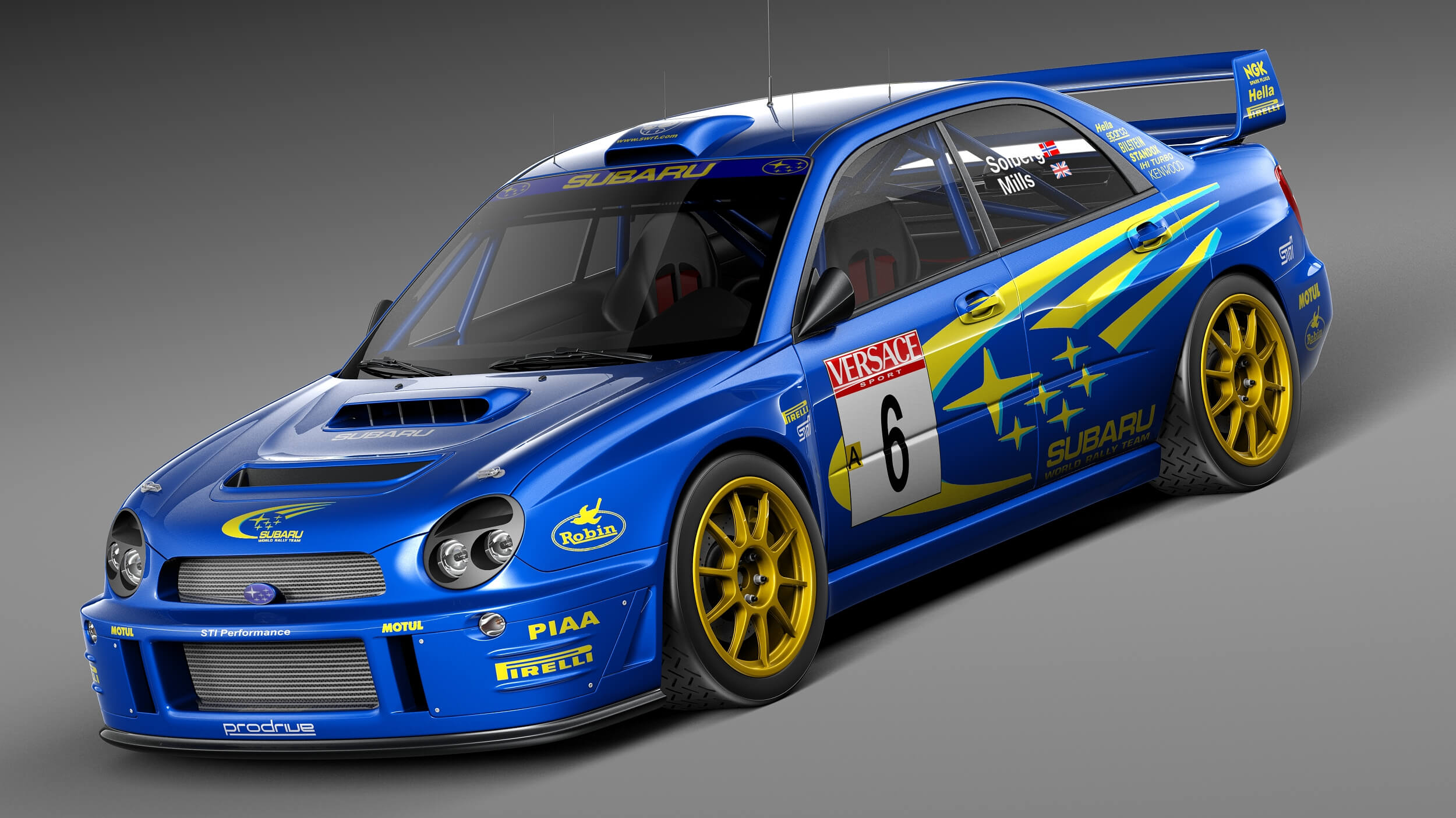 Subaru Impreza STI WRC 2001 - 3D Model by SQUIR