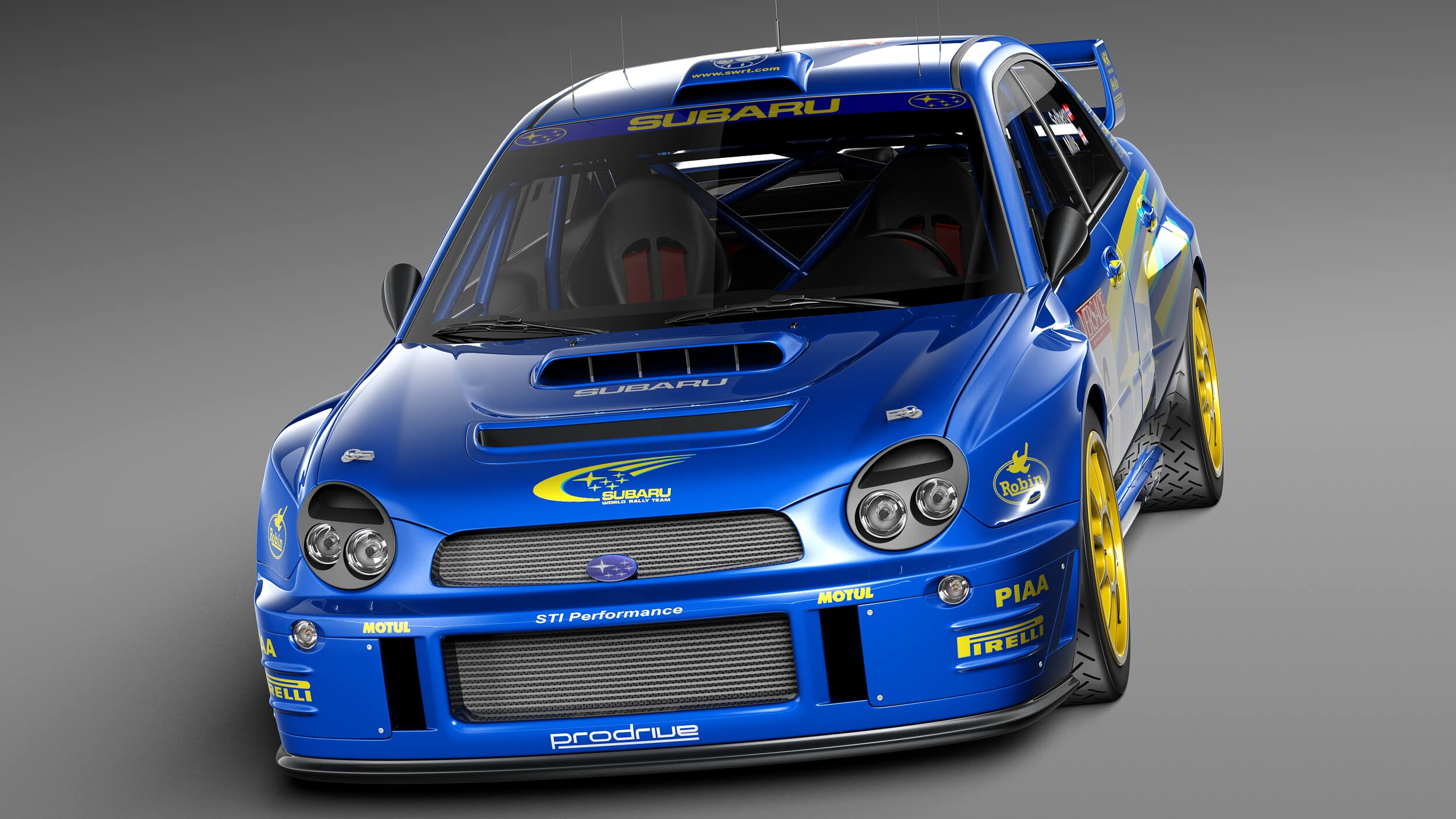 Subaru Impreza STI WRC 2001 - 3D Model by SQUIR