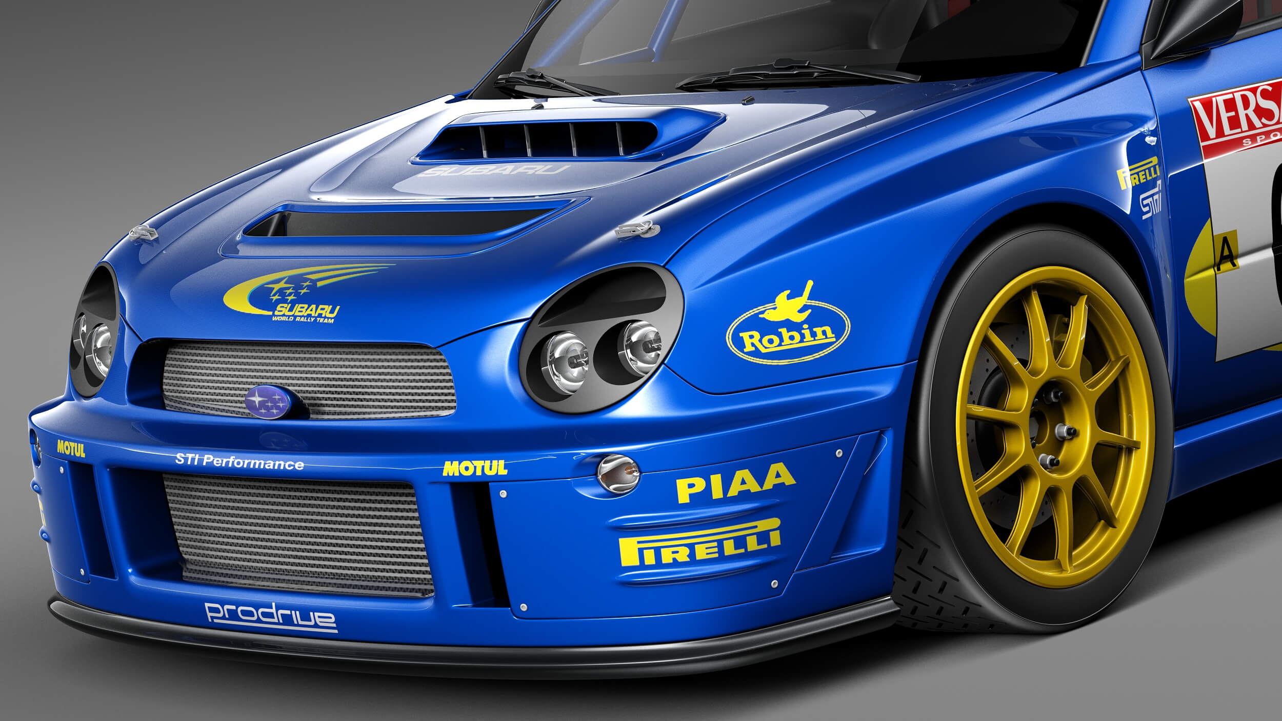 Subaru Impreza STI WRC 2001 - 3D Model by SQUIR