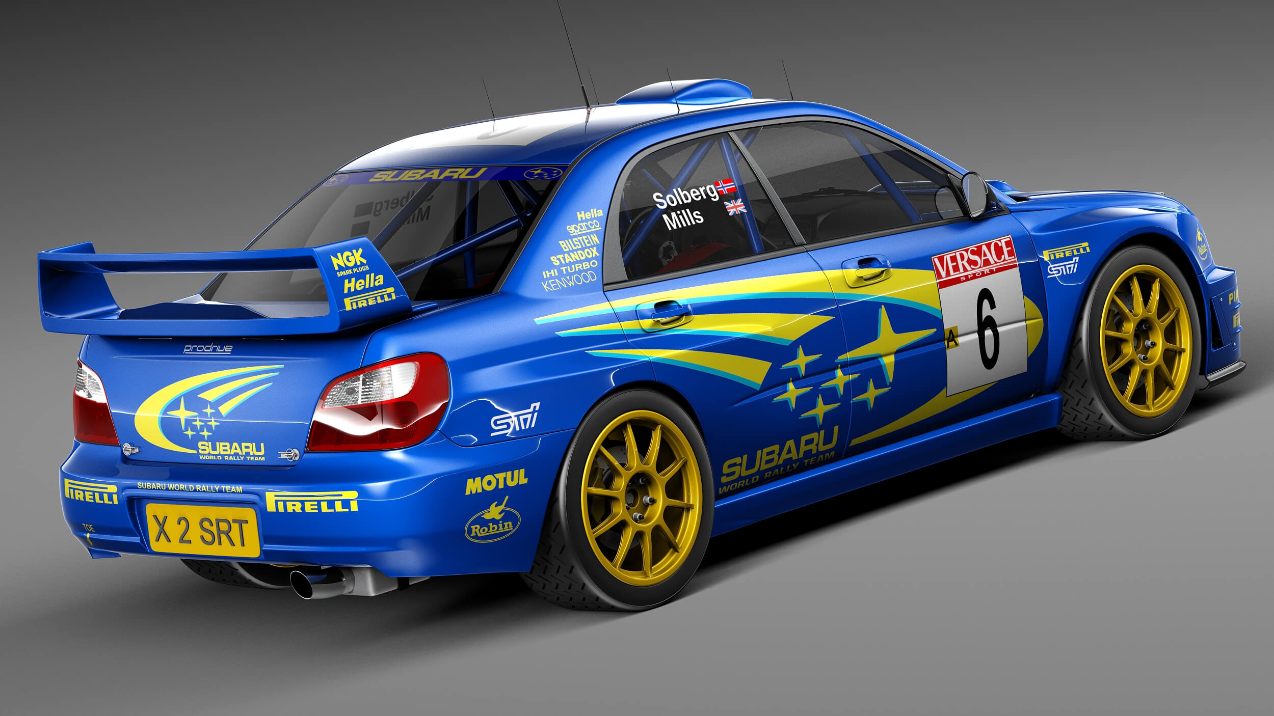 Subaru Impreza STI WRC 2001 - 3D Model by SQUIR