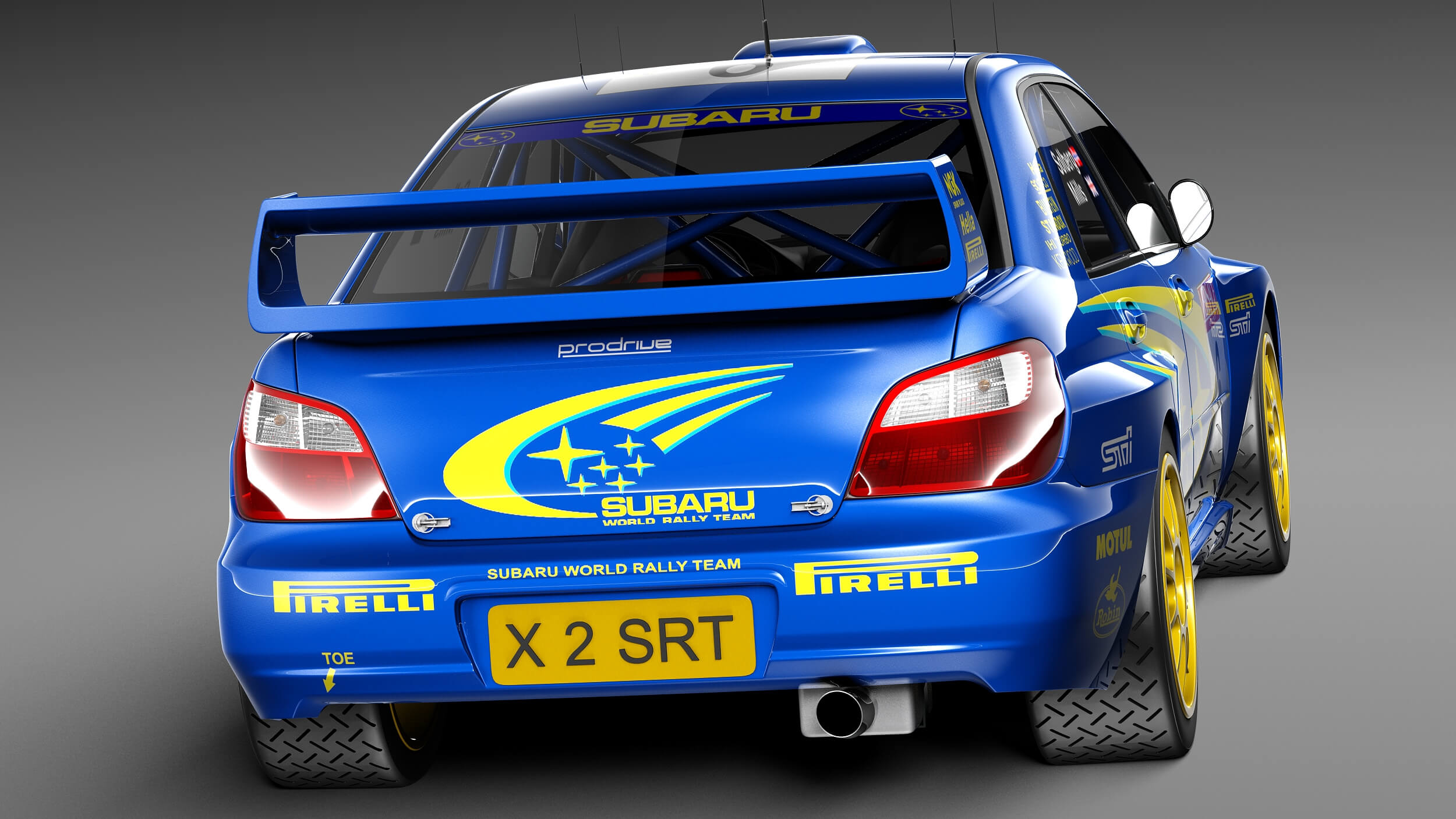 Subaru Impreza STI WRC 2001 - 3D Model by SQUIR