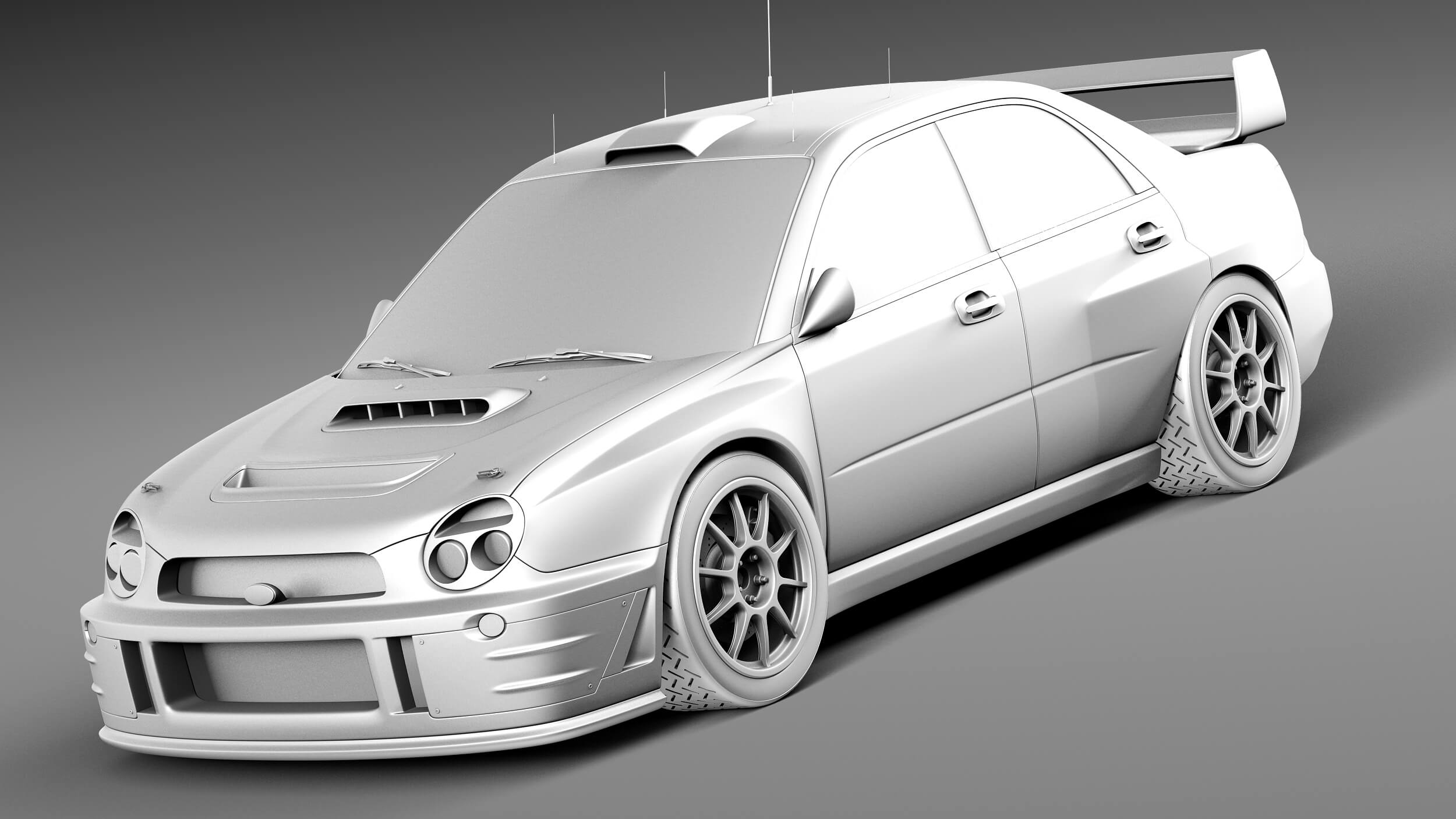 Subaru Impreza STI WRC 2001 - 3D Model by SQUIR