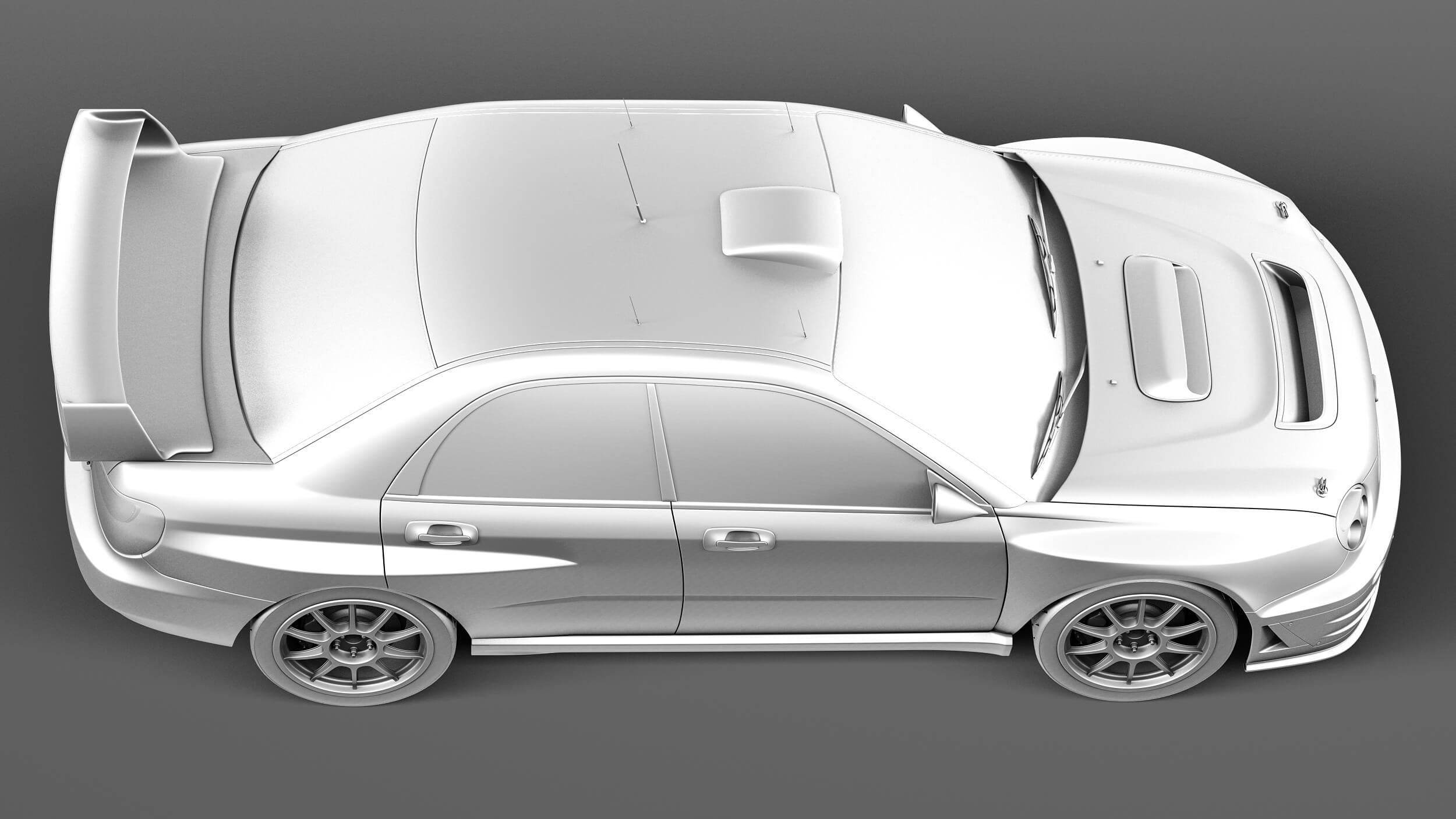 Subaru Impreza STI WRC 2001 - 3D Model by SQUIR