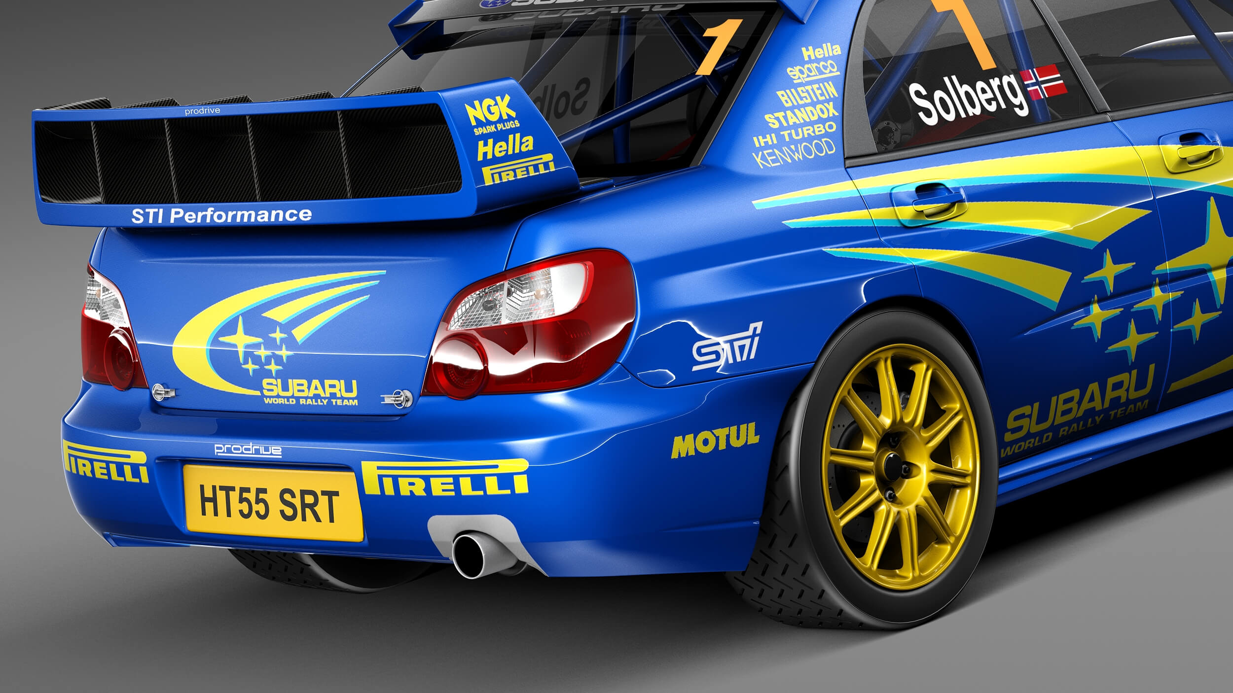 Subaru Impreza STI WRC 2004 - 3D Model by SQUIR