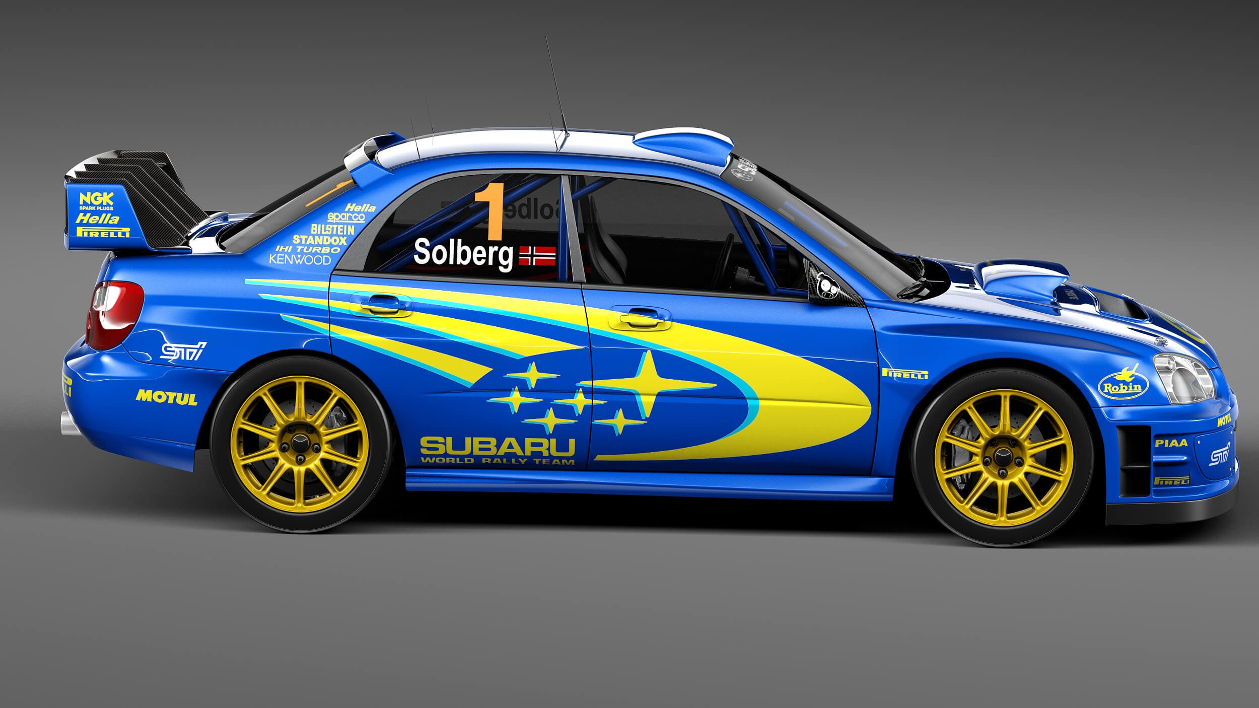 Subaru Impreza STI WRC 2004 - 3D Model by SQUIR
