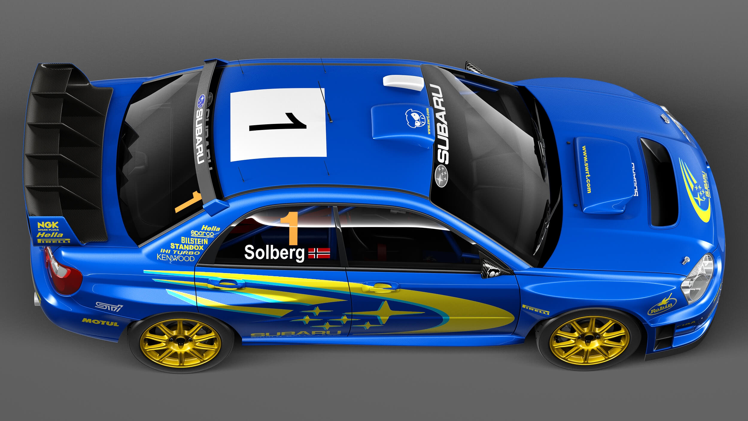 Subaru Impreza STI WRC 2004 - 3D Model by SQUIR