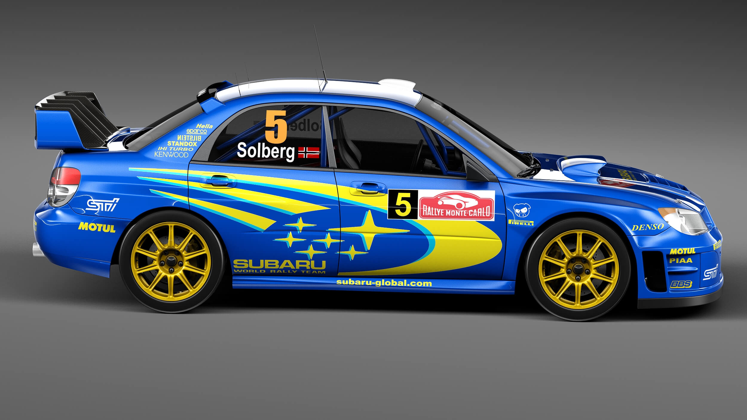 Subaru Impreza STI WRC 2006 - 3D Model by SQUIR