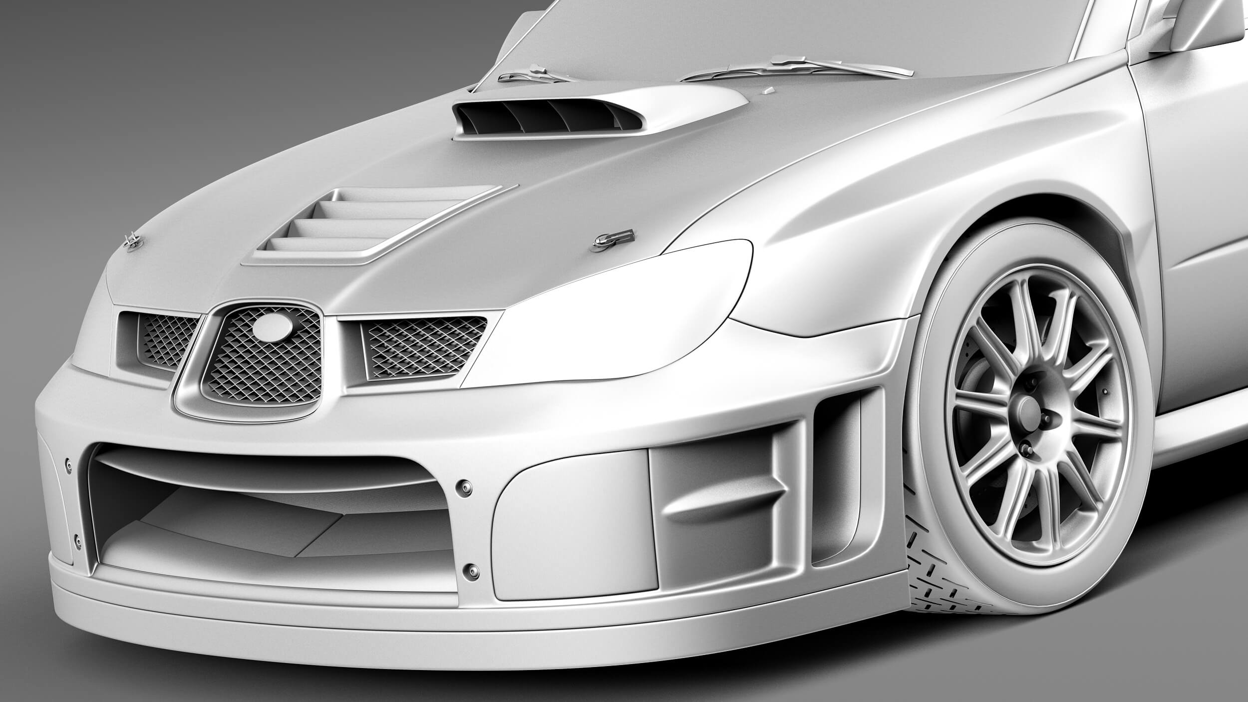 Subaru Impreza STI WRC 2006 - 3D Model by SQUIR