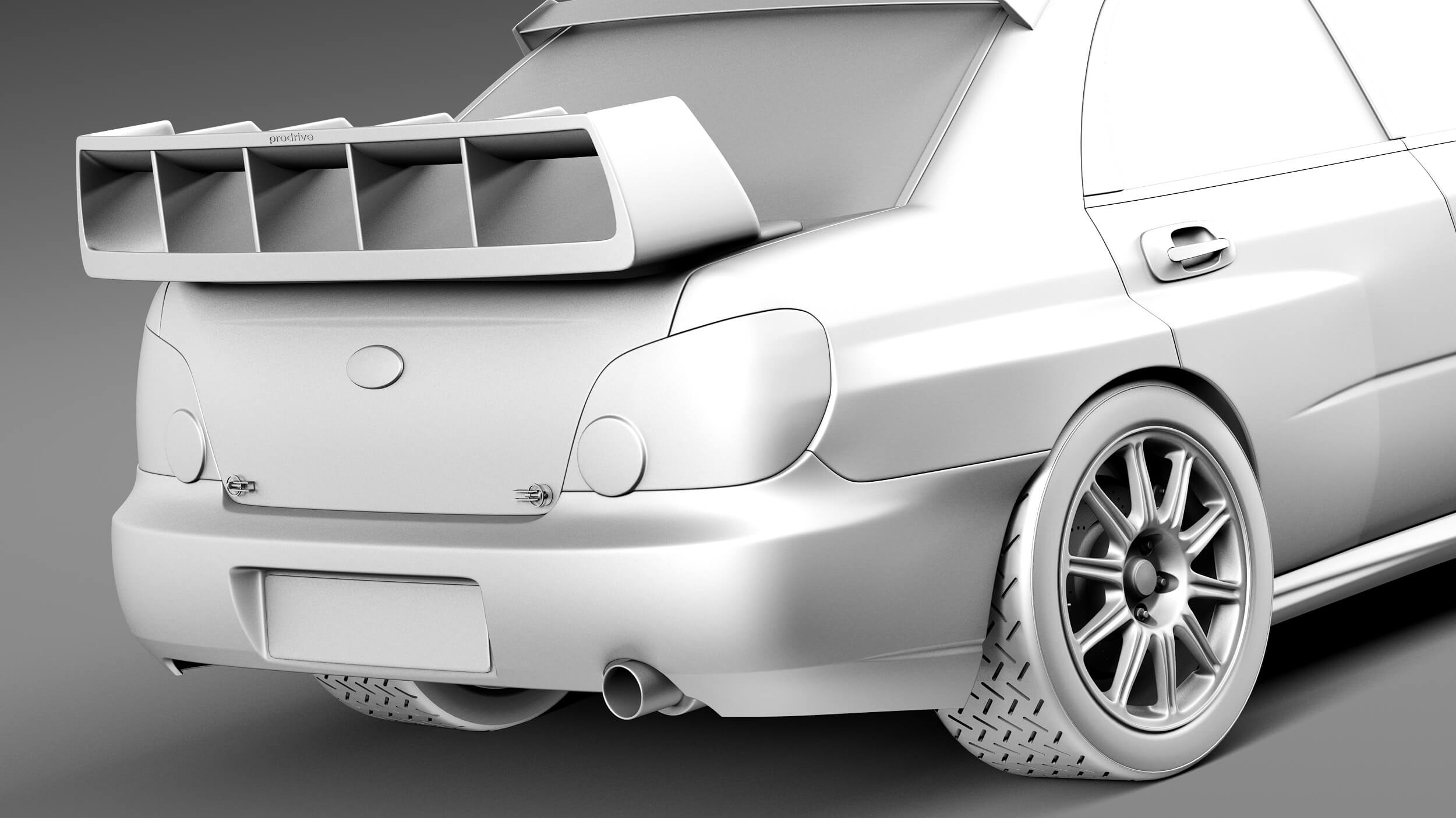 Subaru Impreza STI WRC 2006 - 3D Model by SQUIR