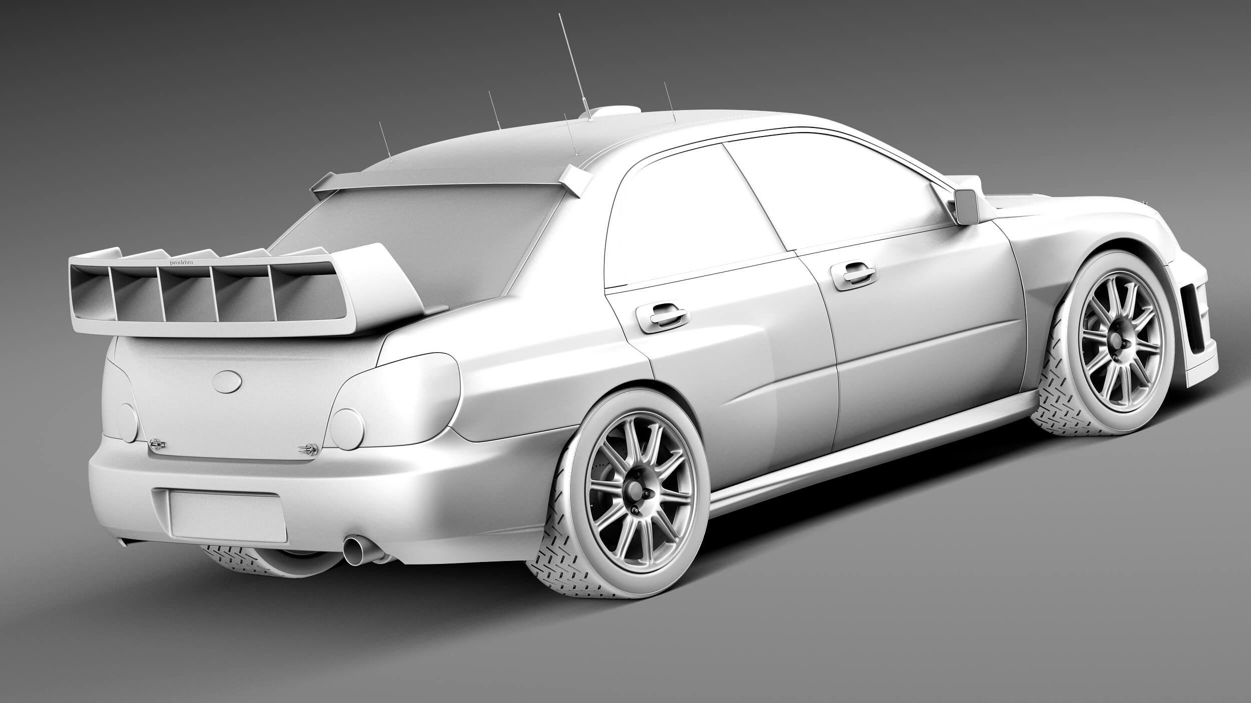 Subaru Impreza STI WRC 2006 - 3D Model by SQUIR