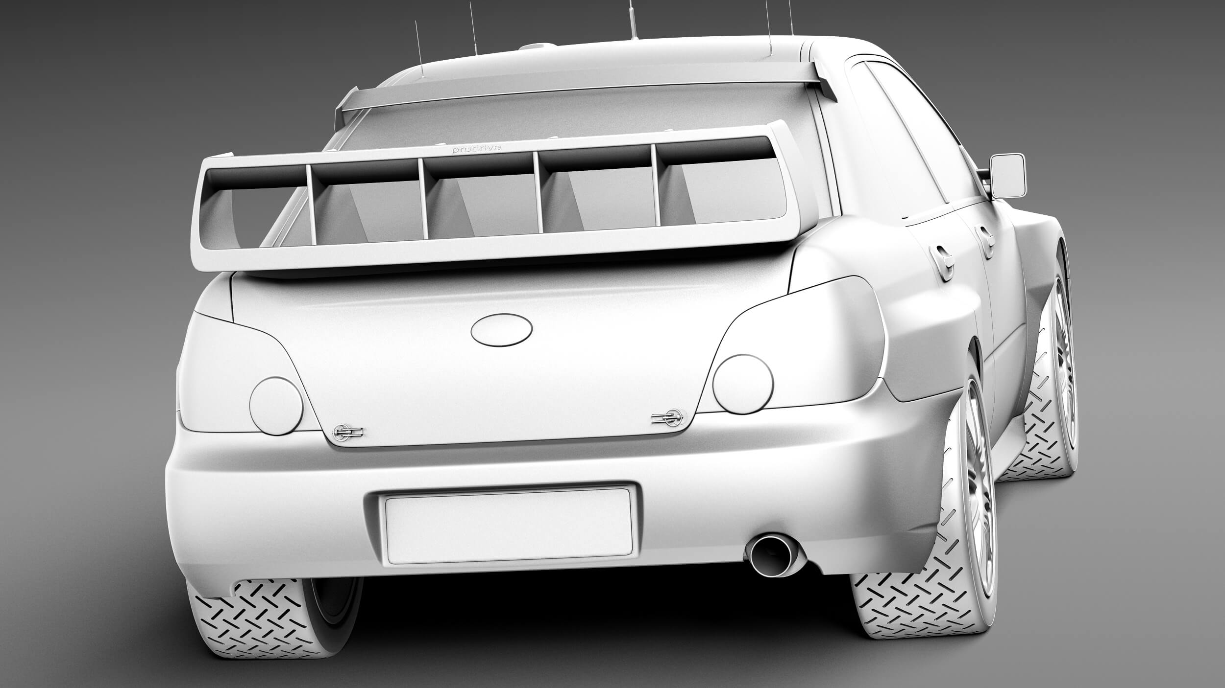 Subaru Impreza STI WRC 2006 - 3D Model by SQUIR