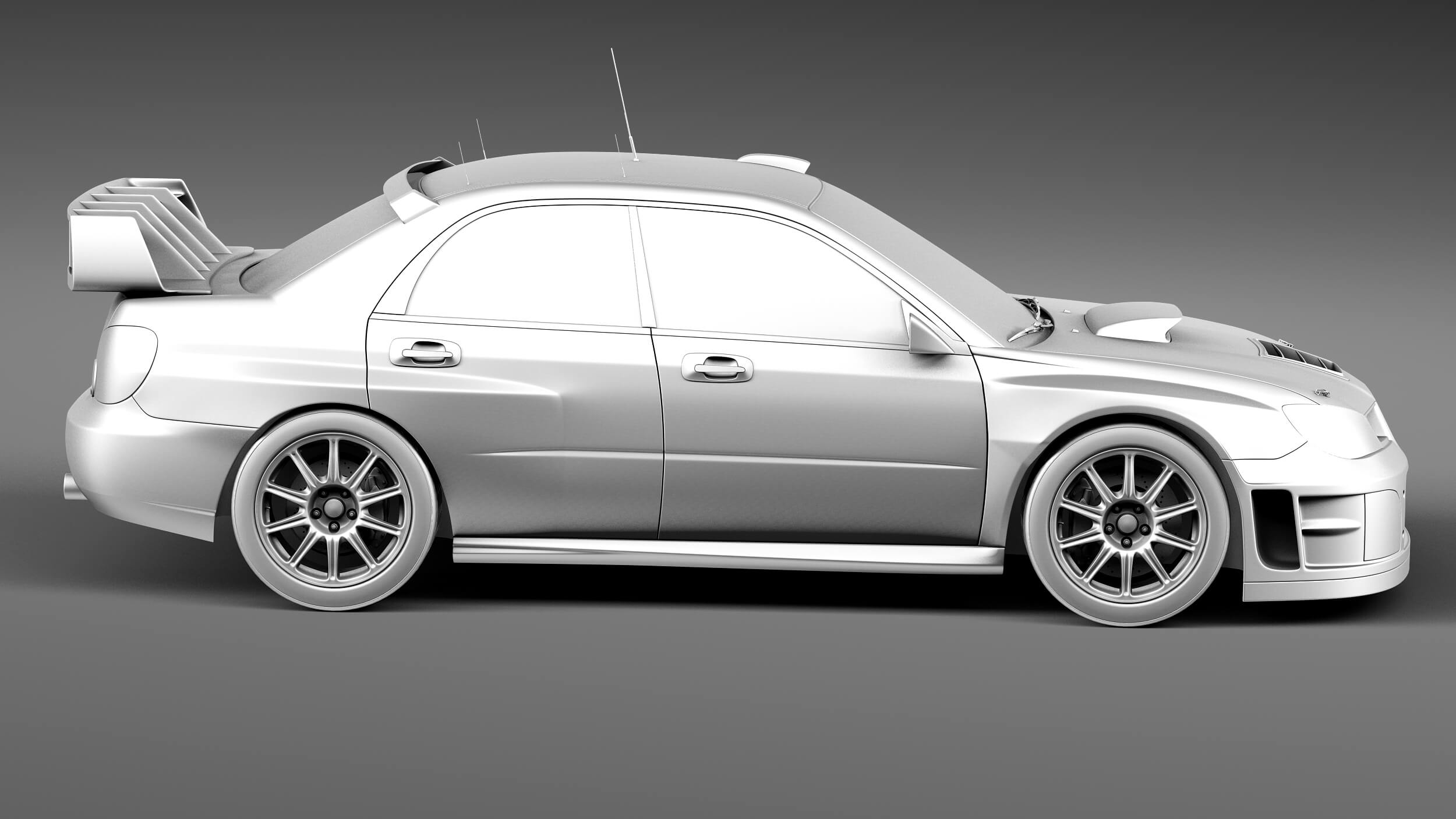 Subaru Impreza STI WRC 2006 - 3D Model by SQUIR