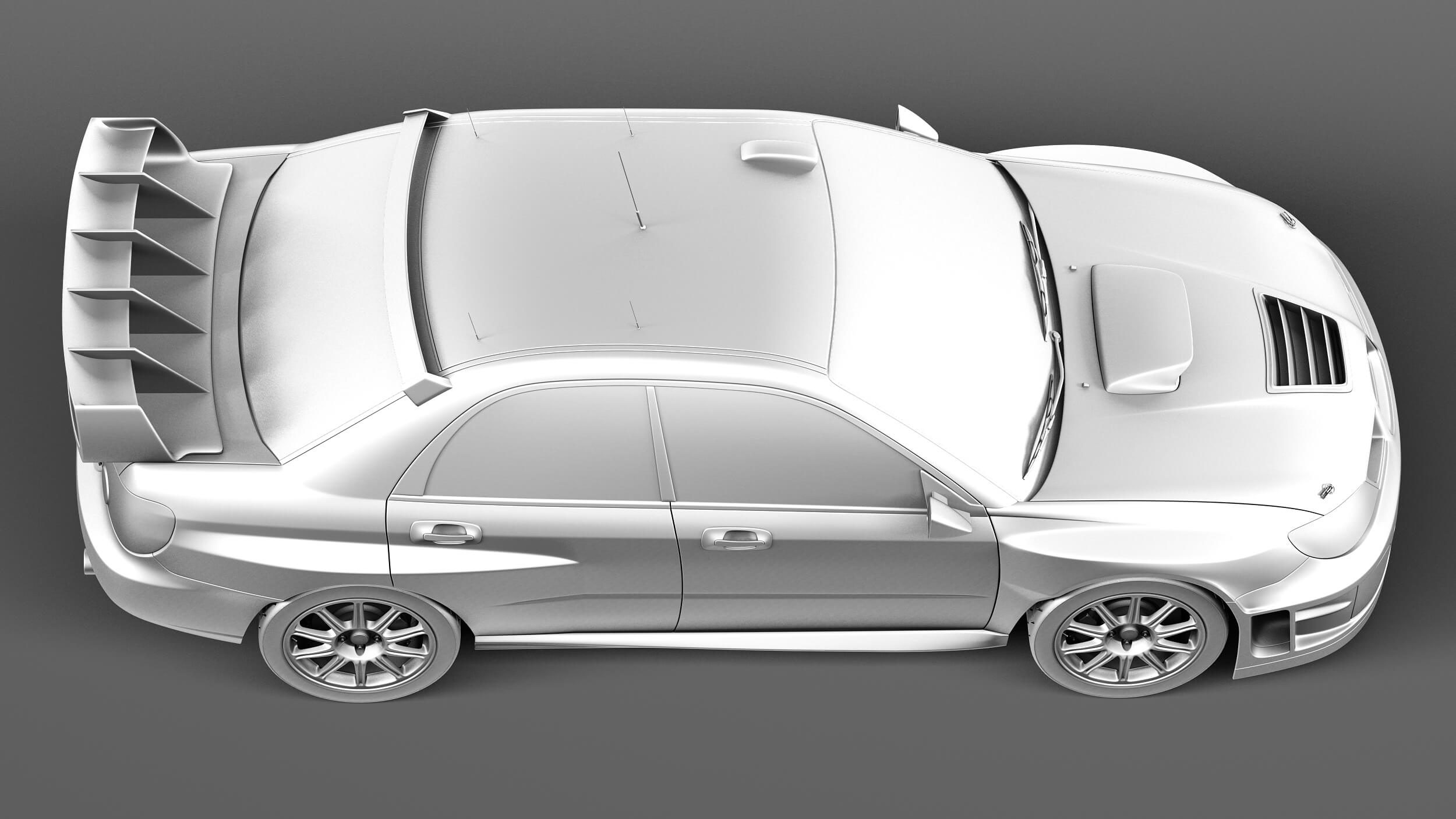 Subaru Impreza STI WRC 2006 - 3D Model by SQUIR