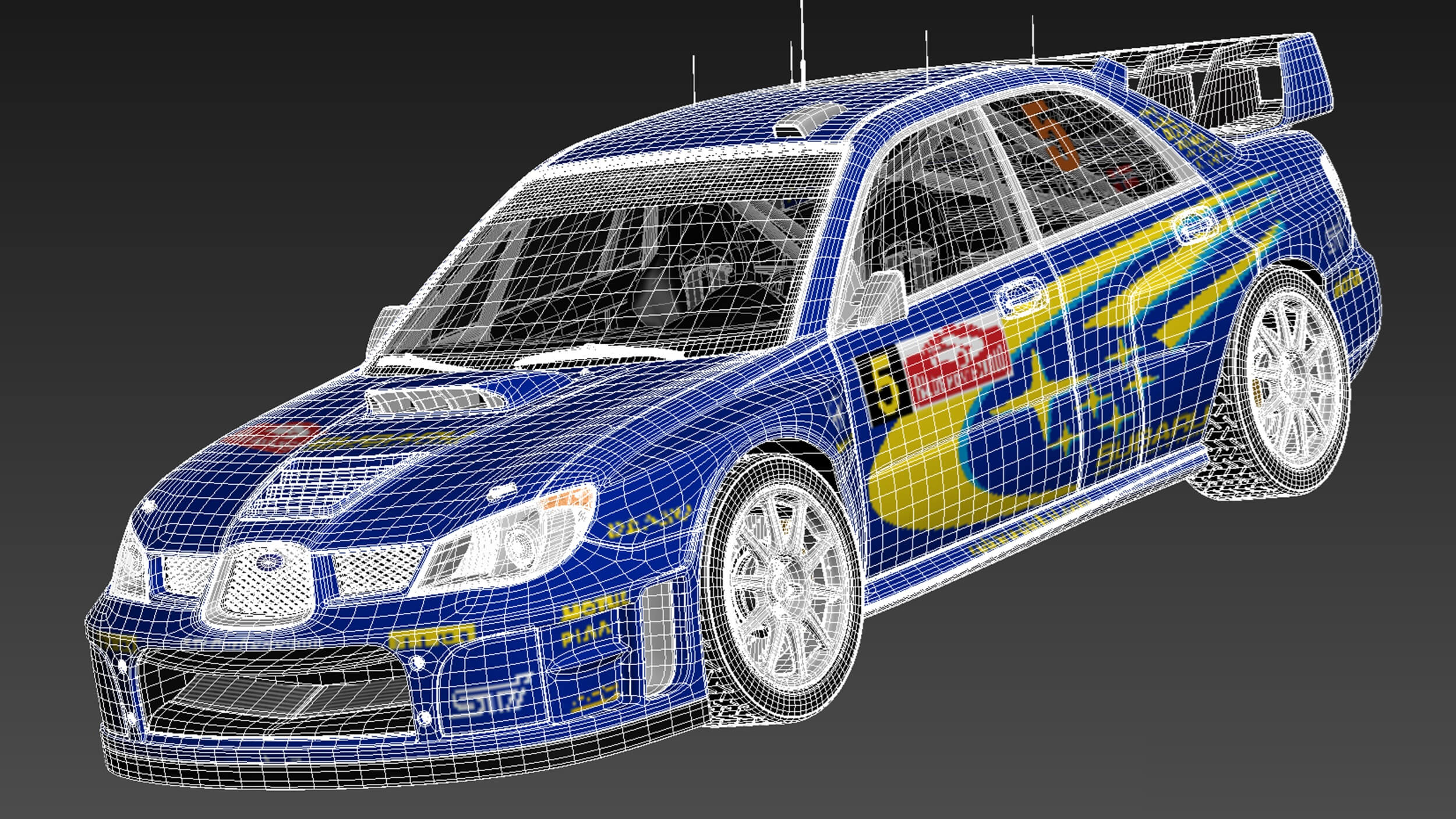Subaru Impreza STI WRC 2006 - 3D Model by SQUIR