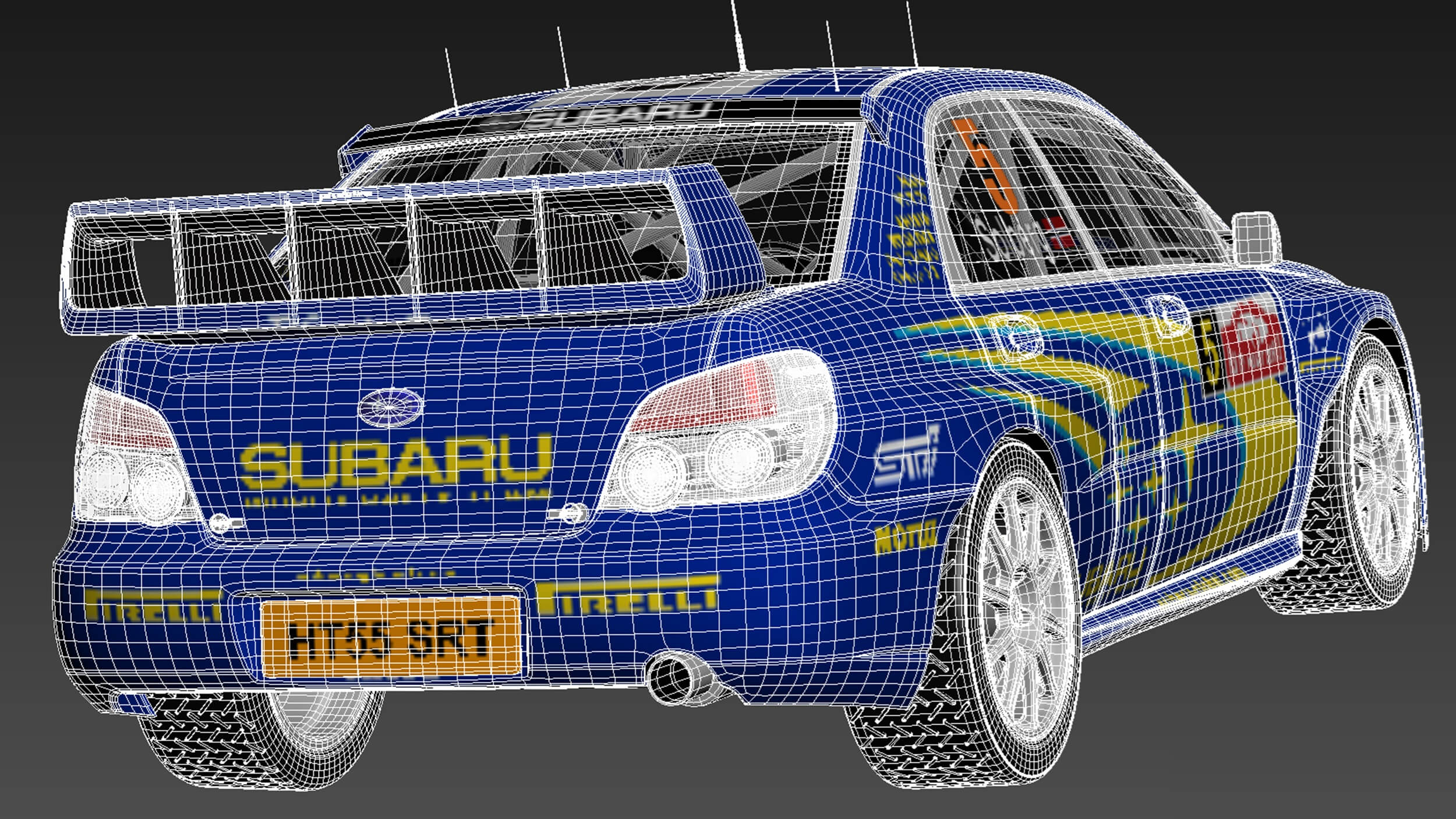 Subaru Impreza STI WRC 2006 - 3D Model by SQUIR