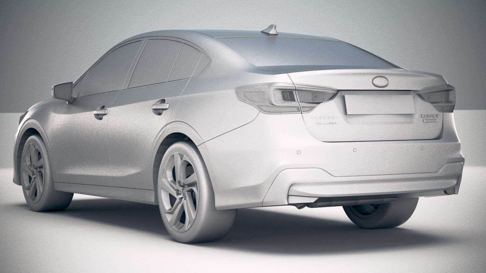 Subaru Legacy 2020 - 3D Model by SQUIR