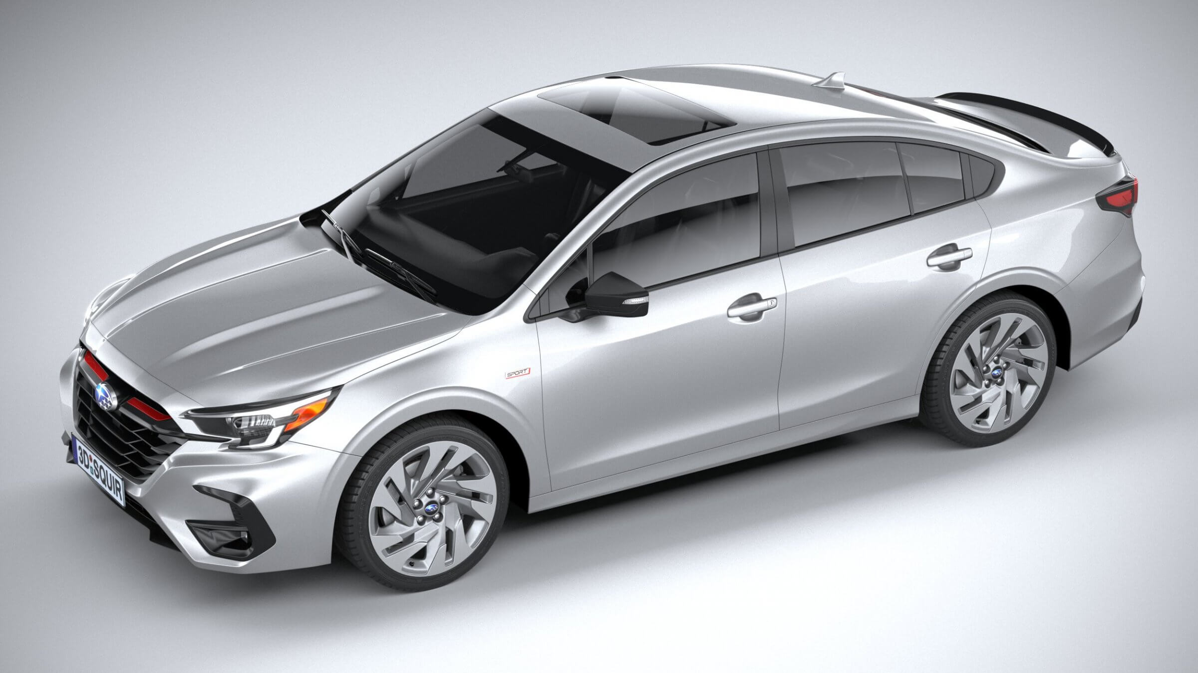 Subaru Legacy 2023 - 3D Model by SQUIR
