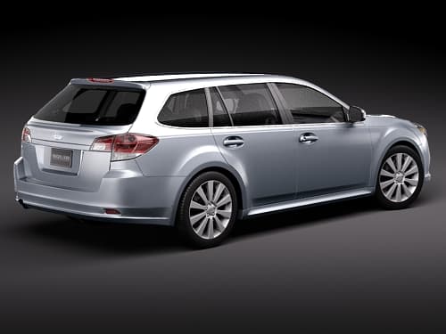Subaru Legacy Estate 2010 - 3D Model by SQUIR
