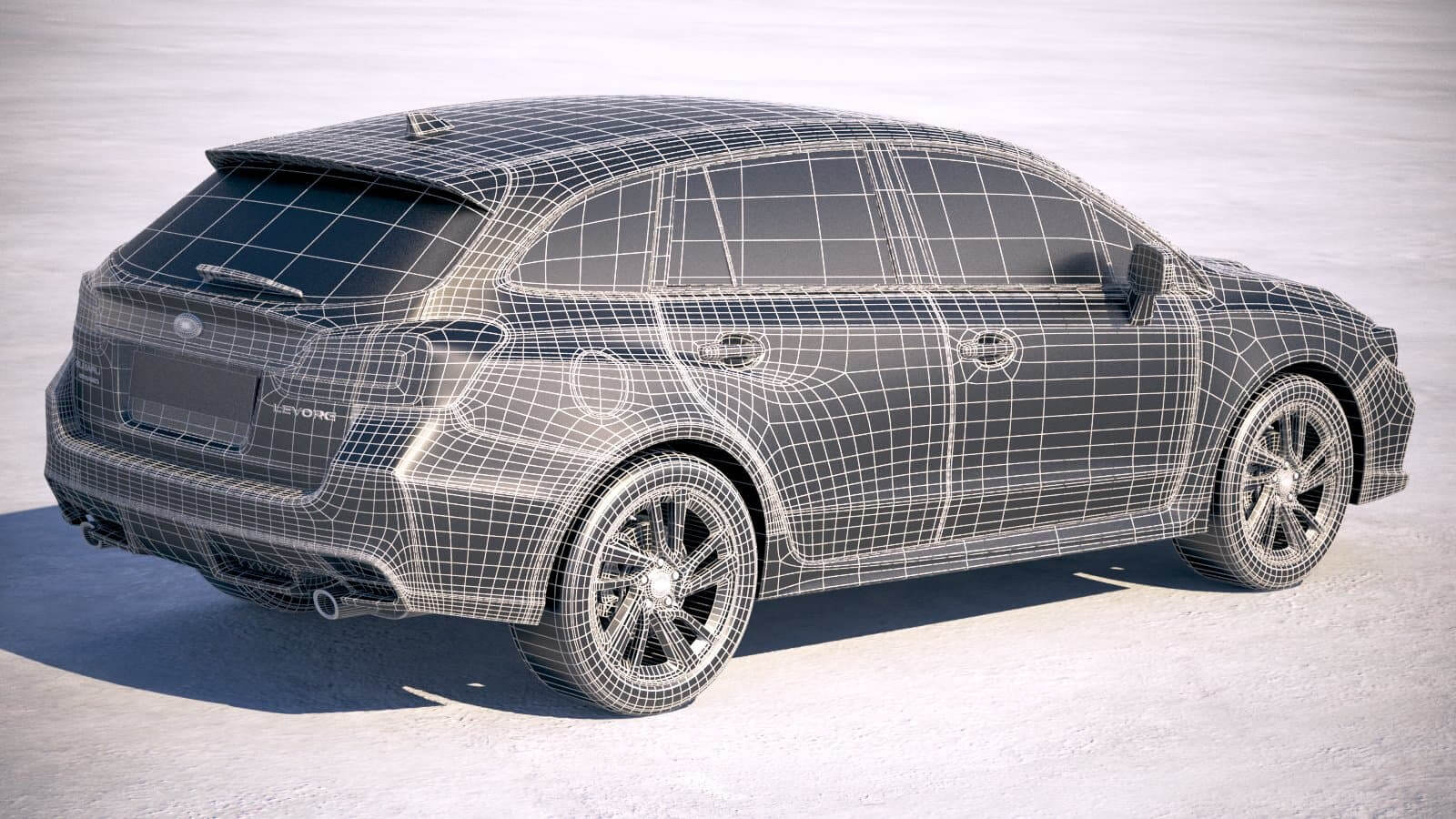 Subaru Levorg 2018 - 3D Model by SQUIR