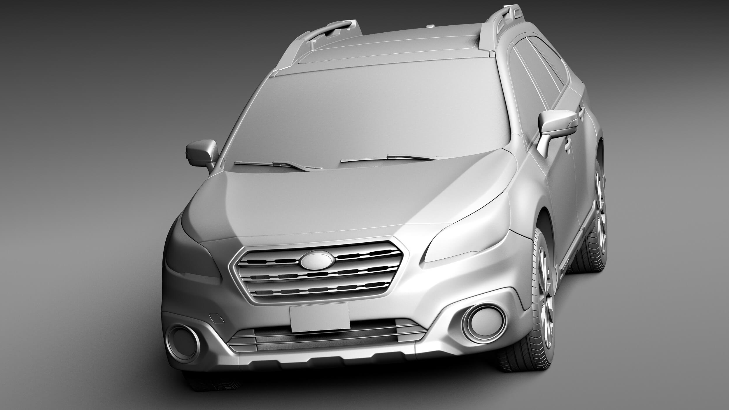 Subaru Outback 2015 - 3D Model by SQUIR