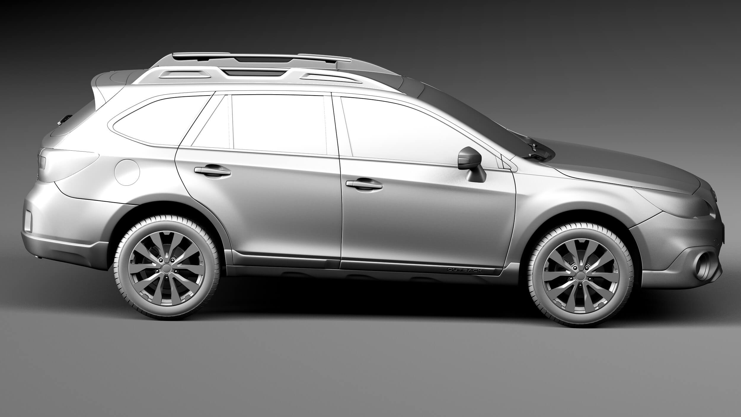 Subaru Outback 2015 - 3D Model by SQUIR