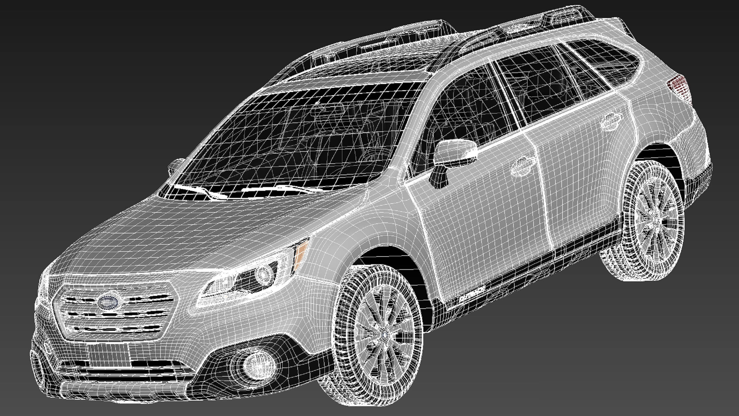 Subaru Outback 2015 - 3D Model by SQUIR