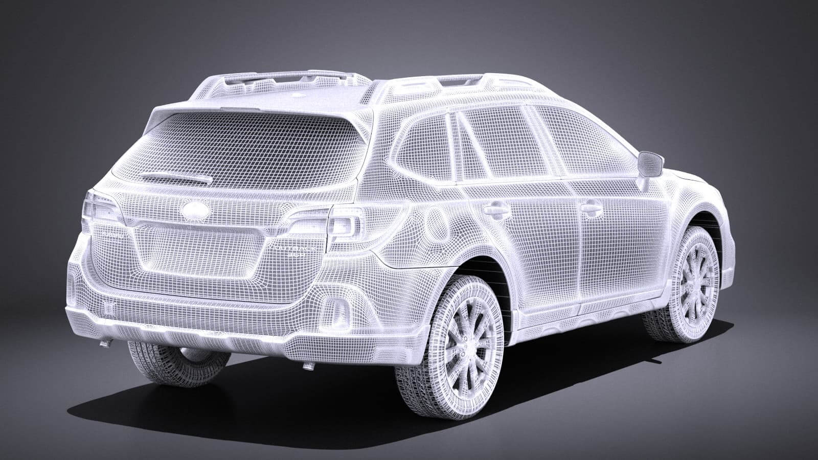 Subaru Outback 2017 (V-Ray) 3D Model by SQUIR