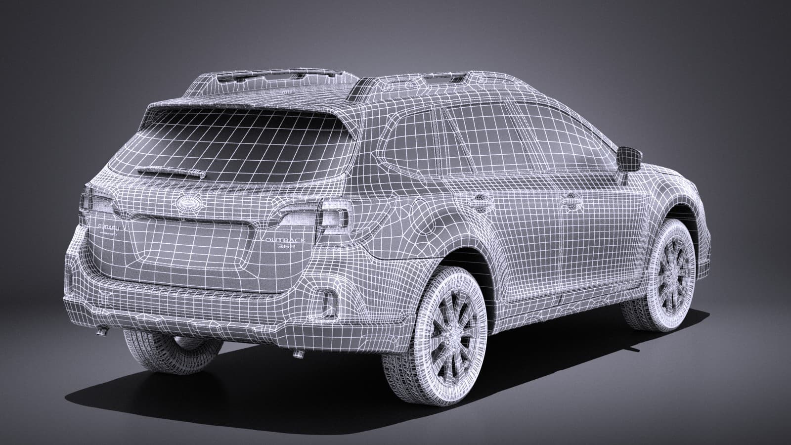 Subaru Outback 2017 (V-Ray) 3D Model by SQUIR