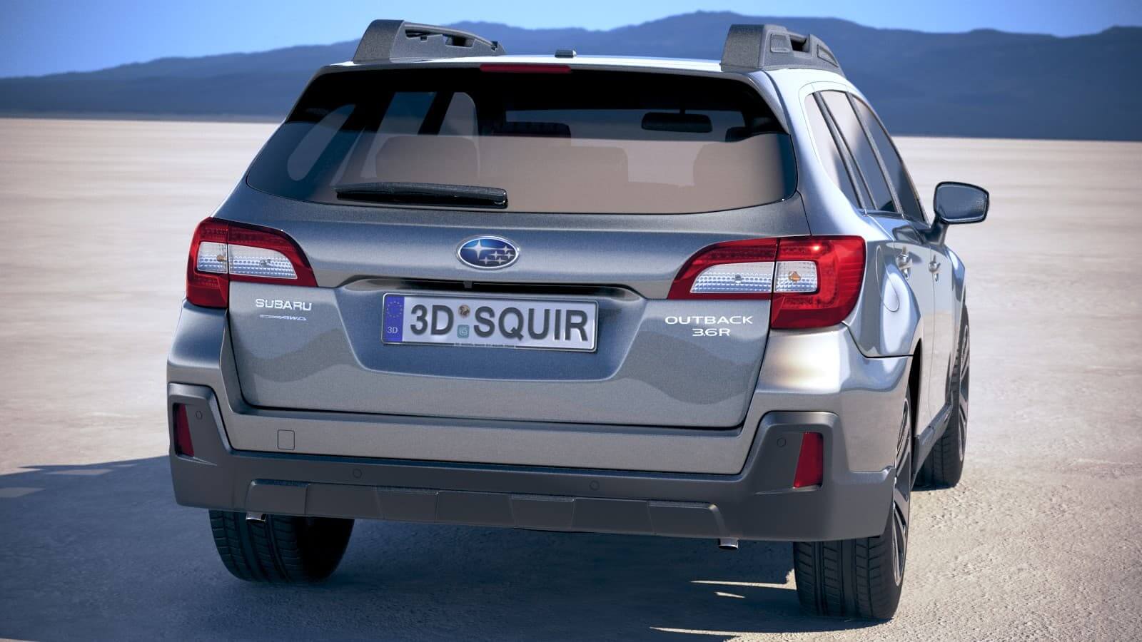 Subaru Outback 2018 - 3D Model by SQUIR